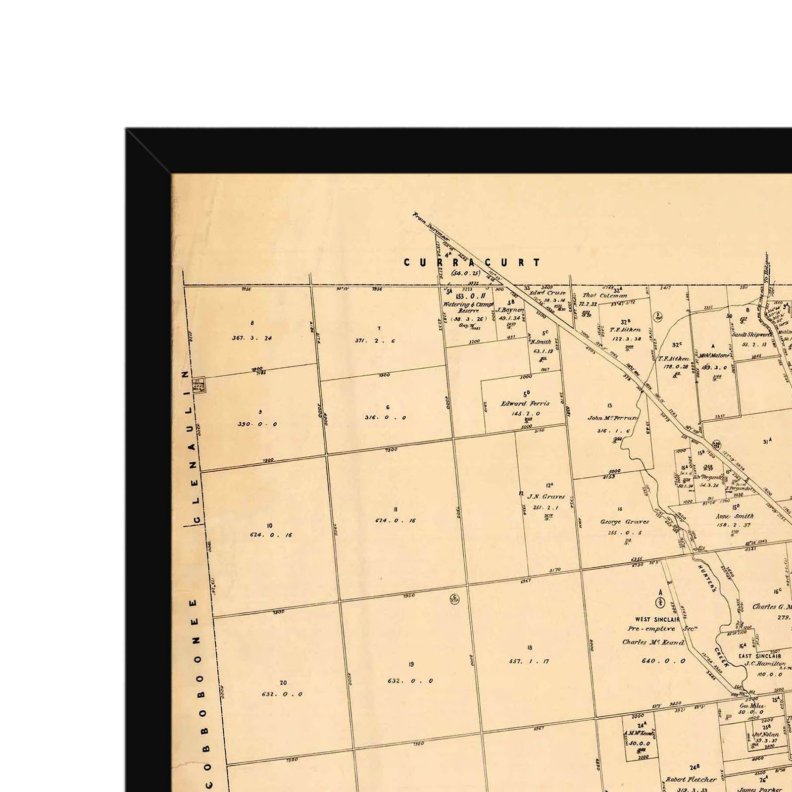 Heywood, Victoria Australia Vintage Map #1 (1879) – Vintage Maps