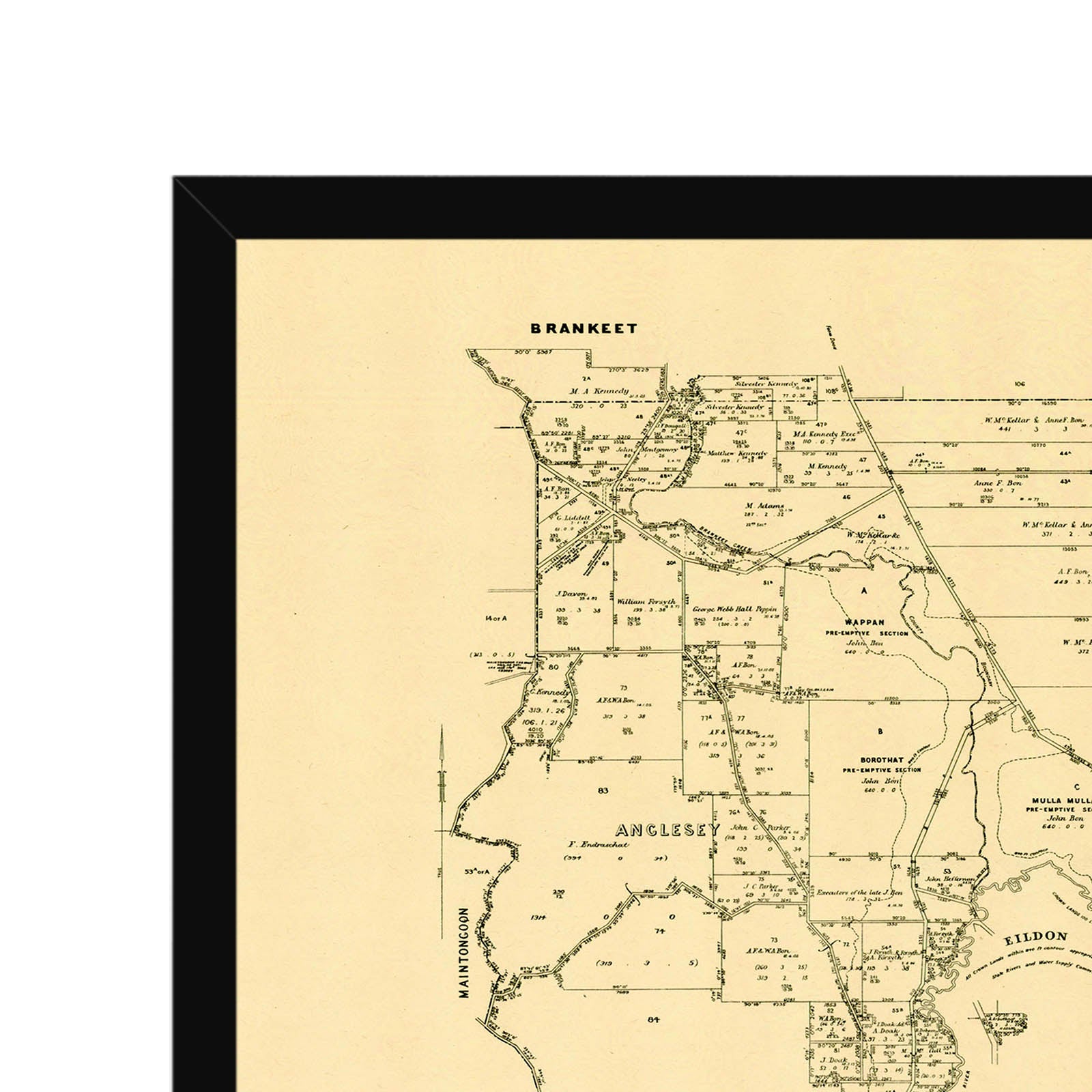 Howqua, Victoria Australia Vintage Map #3 (1946) – Vintage Maps