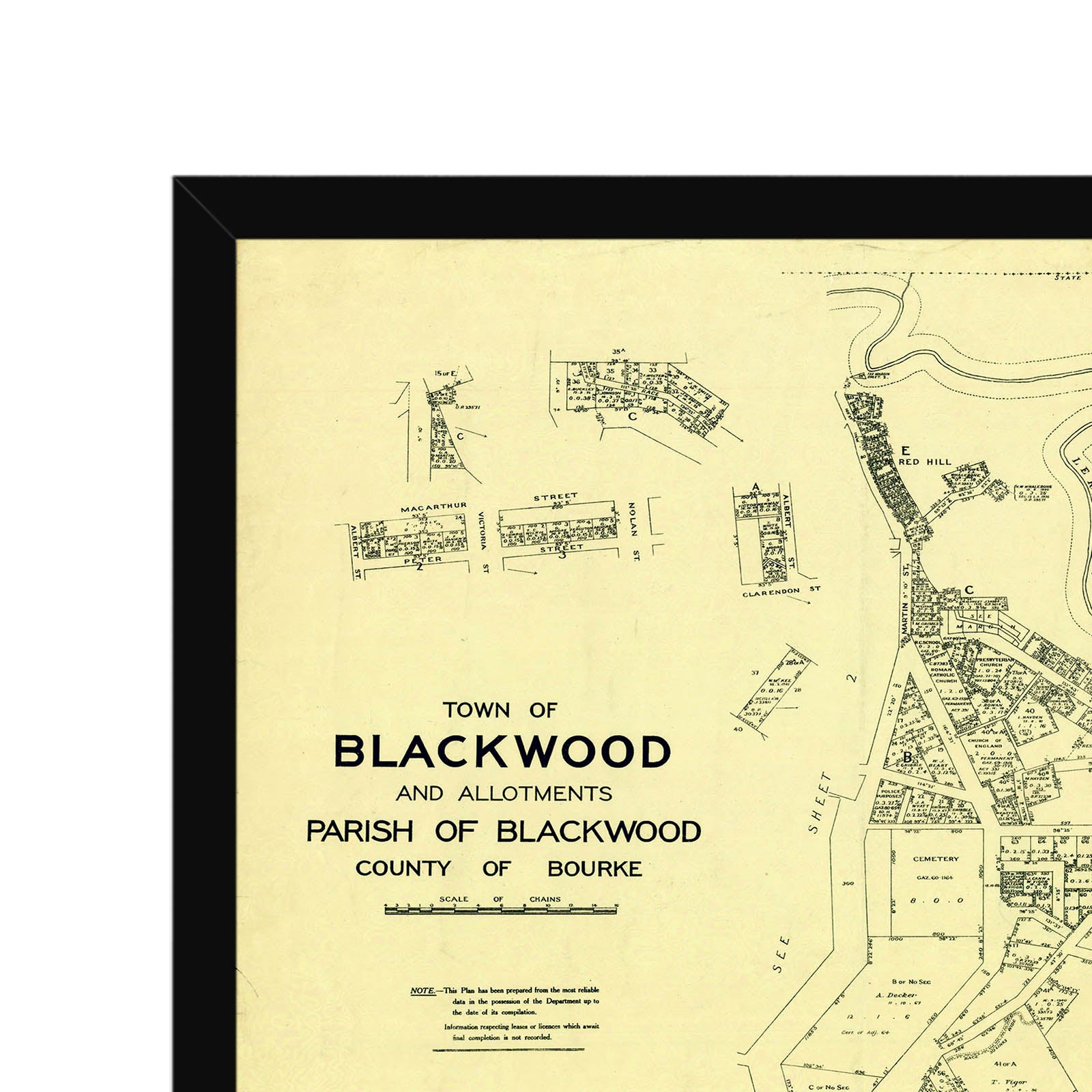 Blackwood, Victoria Australia Vintage Map #11 (1941) – Vintage Maps