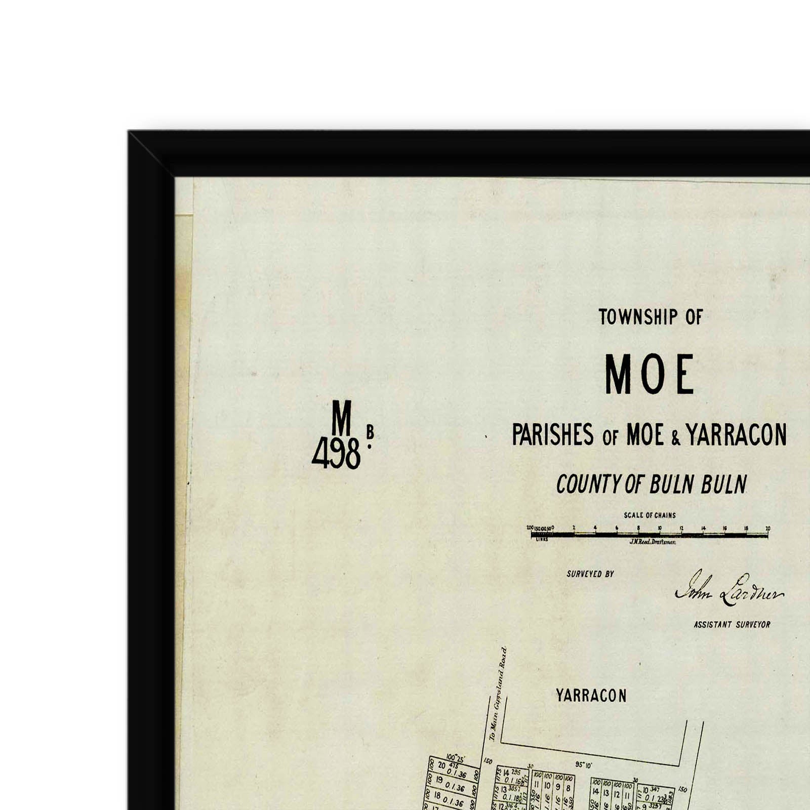 Moe, Victoria Australia Vintage Map #5 (1878) – Vintage Maps