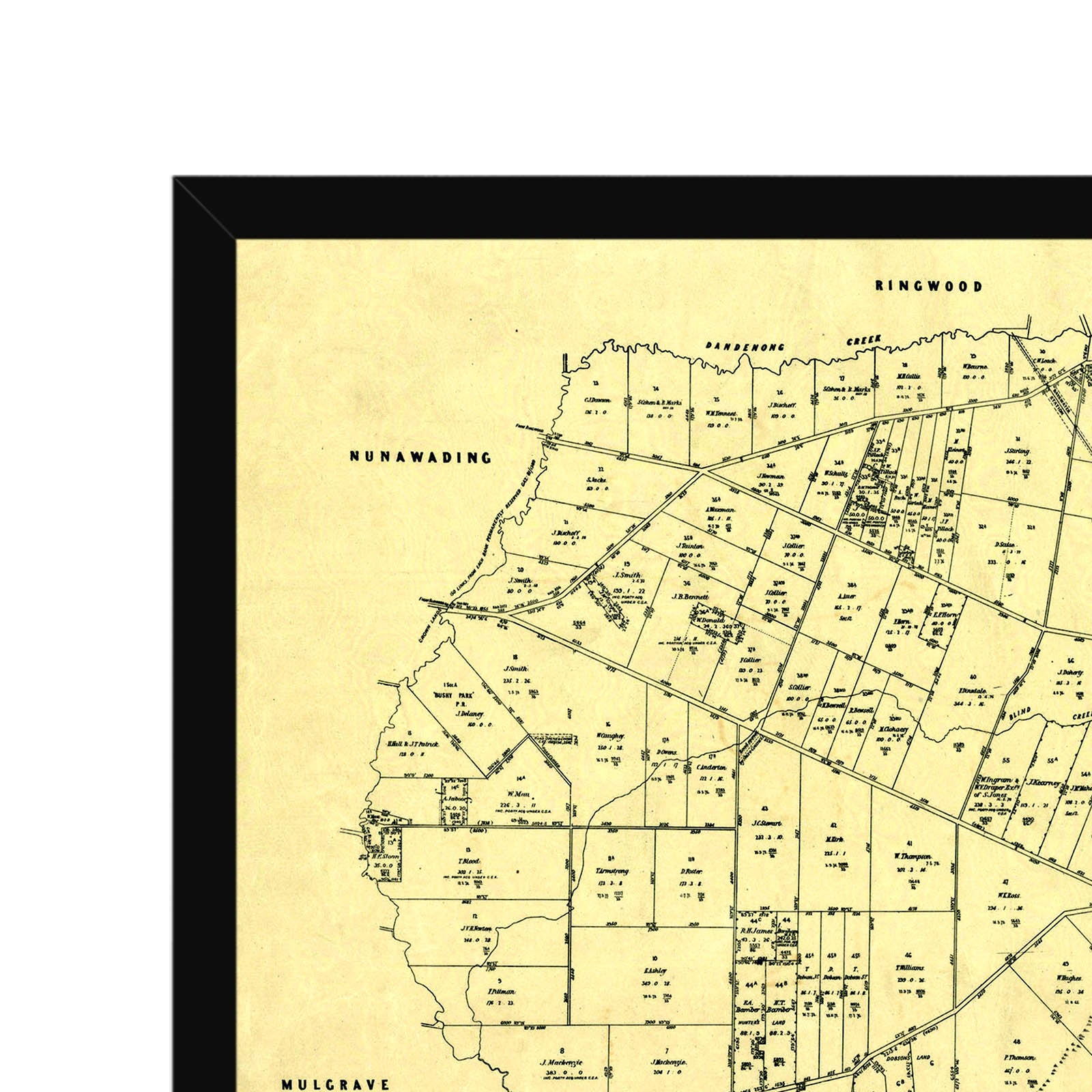 Scoresby, Victoria Australia Vintage Map #8 (1931) – Vintage Maps