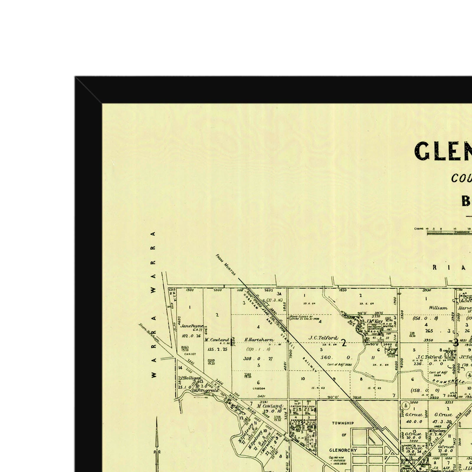 Glenorchy, Victoria Australia Vintage Map #6 (1956) – Vintage Maps