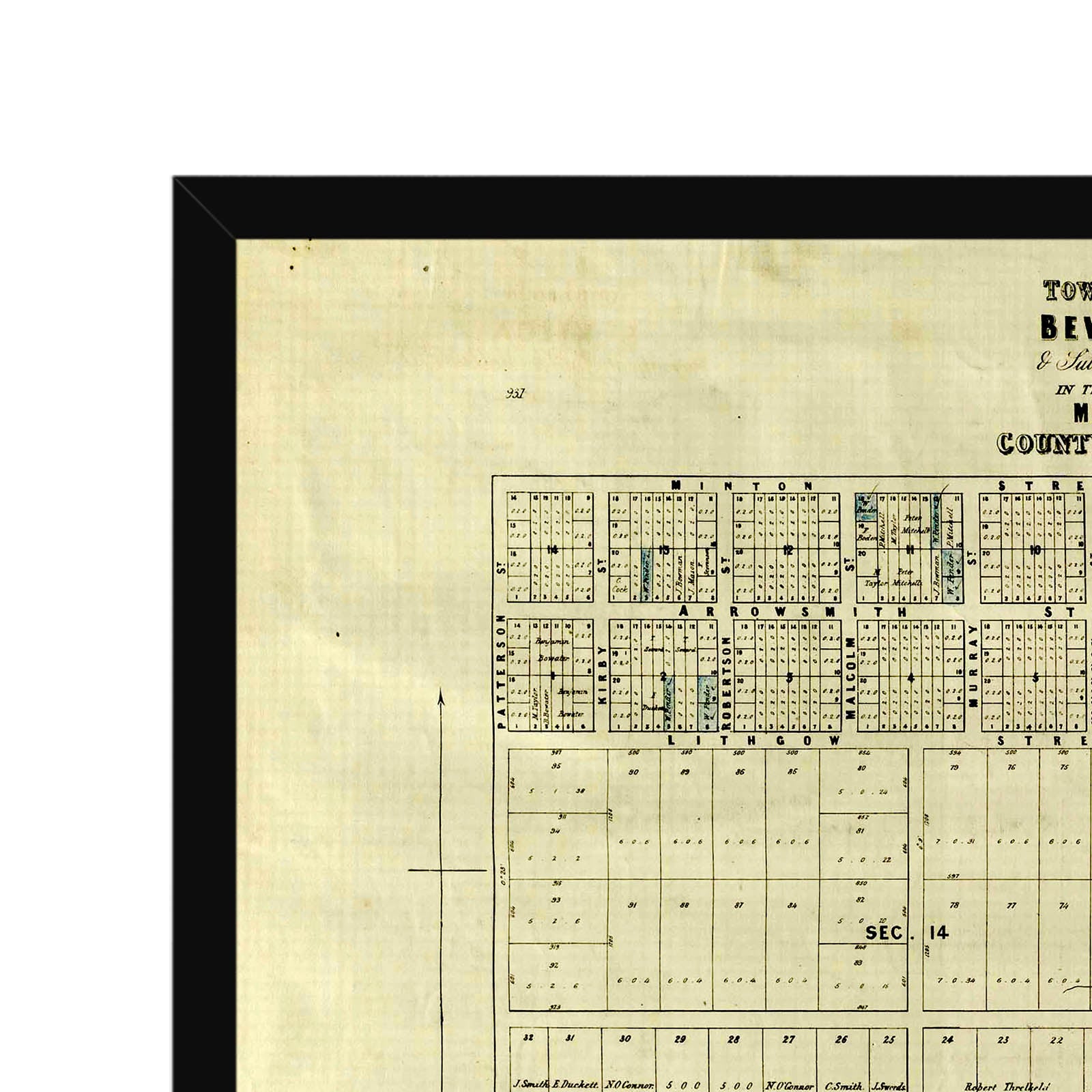 Beveridge, Victoria Australia Vintage Map #2 (1866) – Vintage Maps