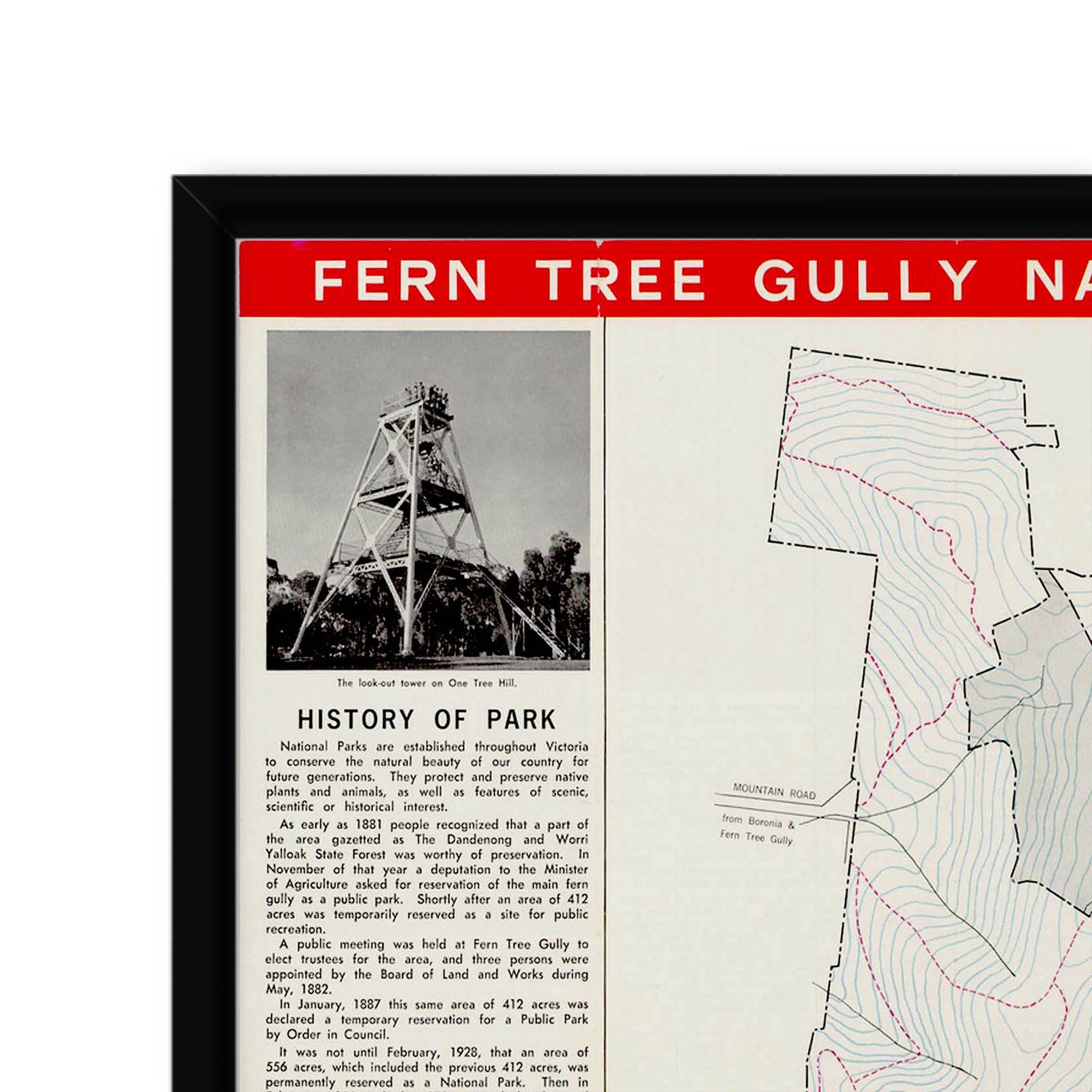 Ferntree Gully, Victoria Australia Vintage Map #7 (196-?) – Vintage Maps
