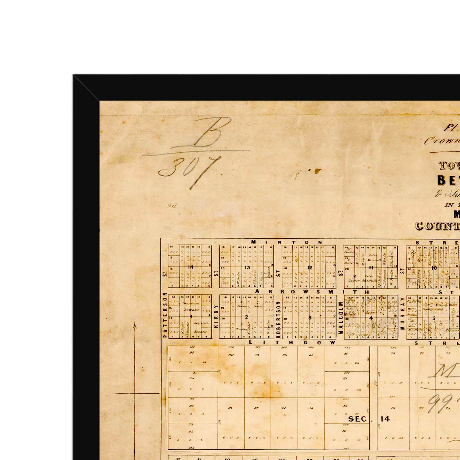 Beveridge, Victoria Australia Vintage Map #4 (1858) – Vintage Maps