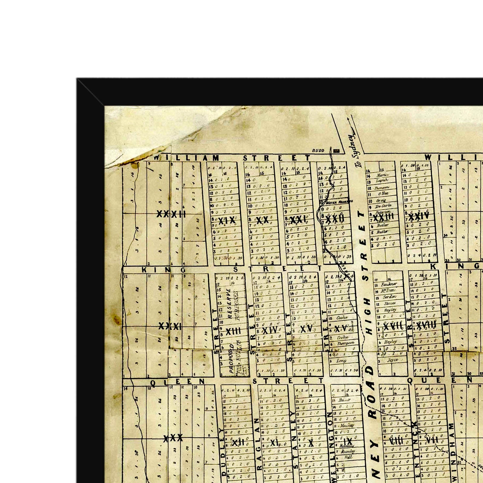 Wallan, Victoria Australia Vintage Map #8 (1857) – Vintage Maps