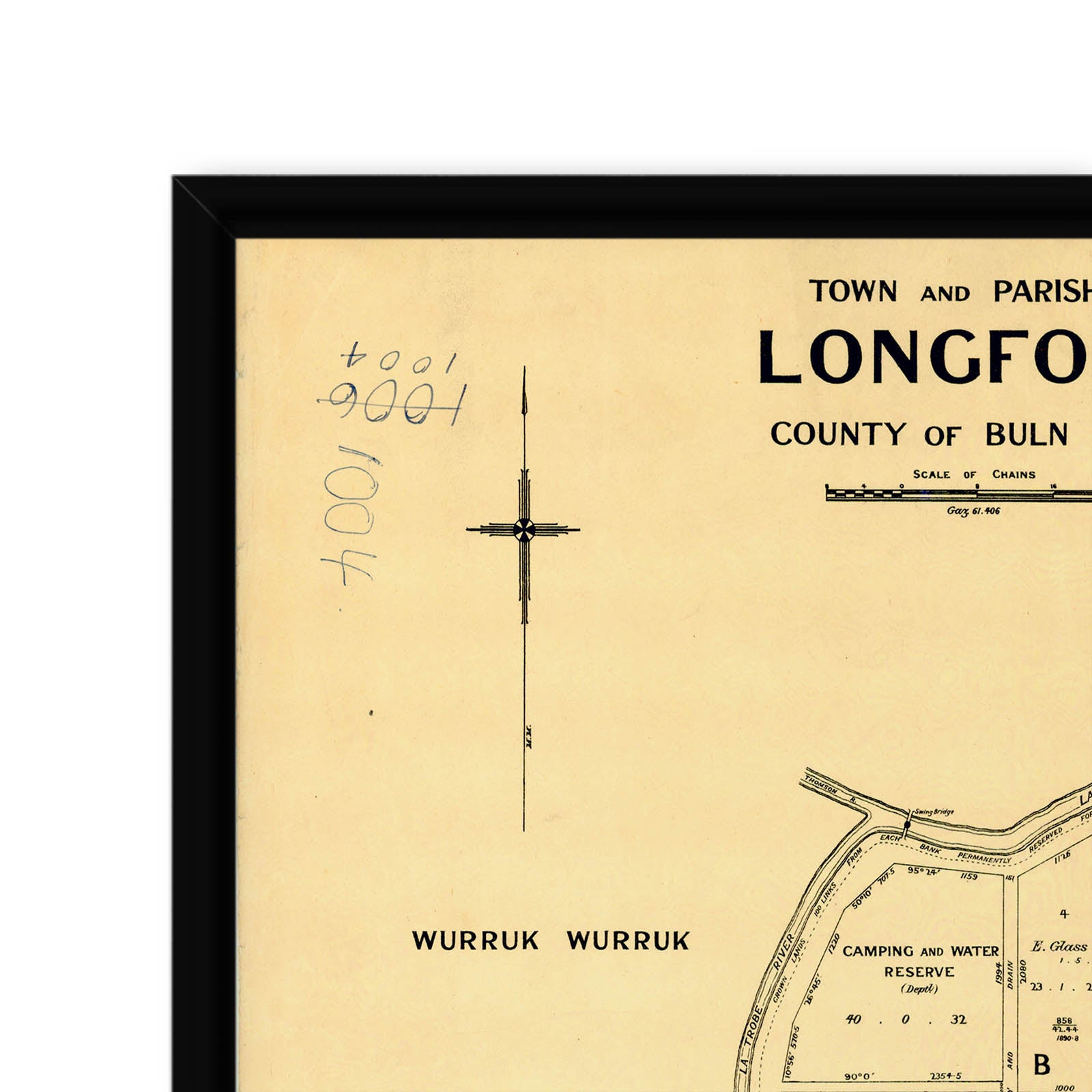Longford, Victoria Australia Vintage Map #4 (1932) – Vintage Maps
