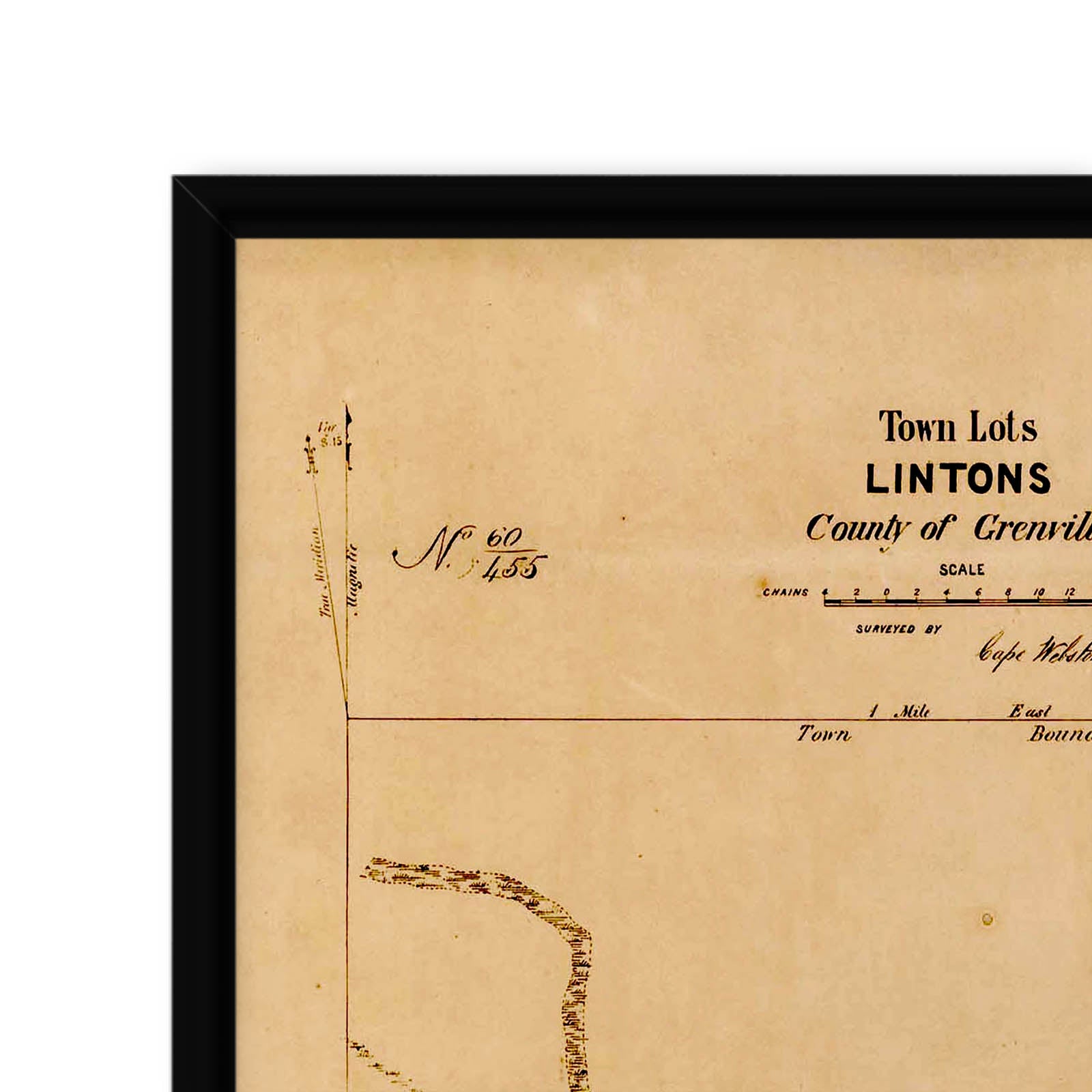 Linton, Victoria Australia Vintage Map #2 (1864) – Vintage Maps