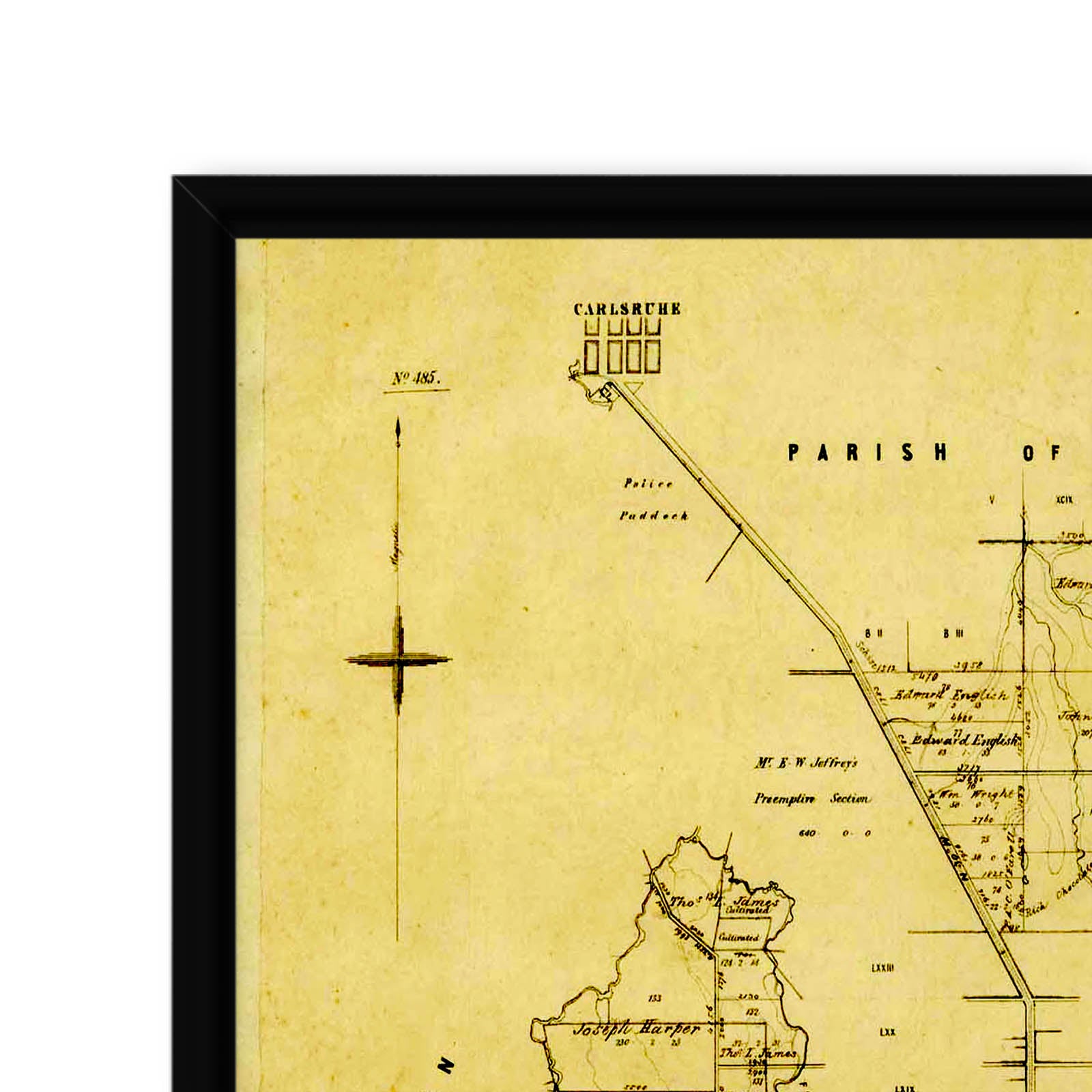 Woodend, Victoria Australia Vintage Map #3 (1857) – Vintage Maps