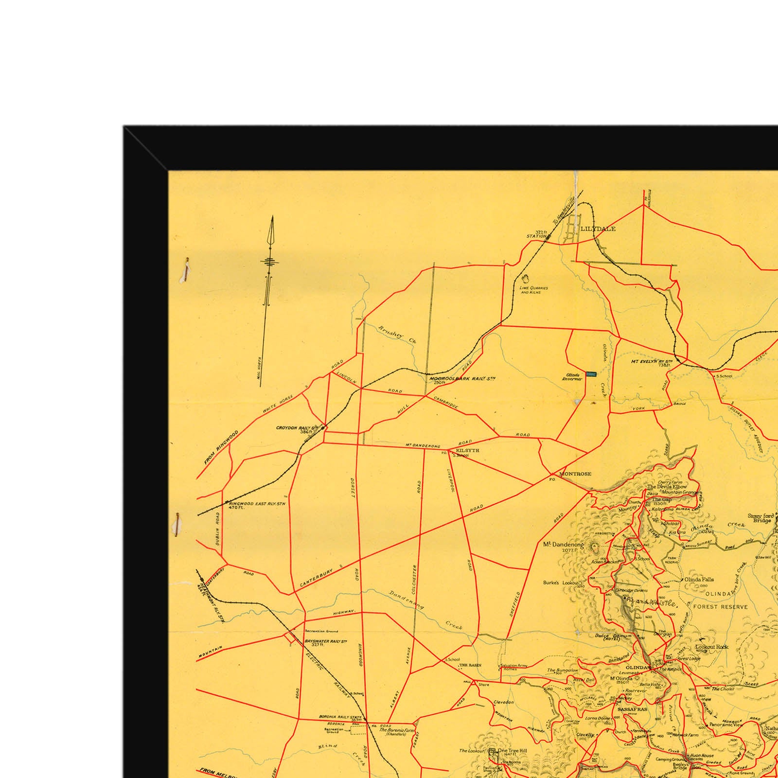 Ferntree Gully, Victoria Australia Vintage Map #11 (1938) – Vintage Maps