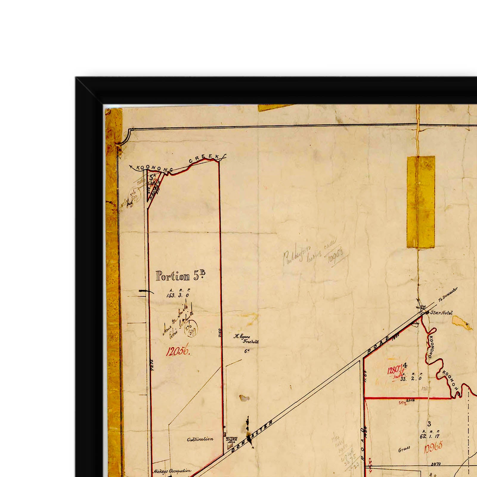Boroondara, Victoria Australia Vintage Map #5 (1876) – Vintage Maps