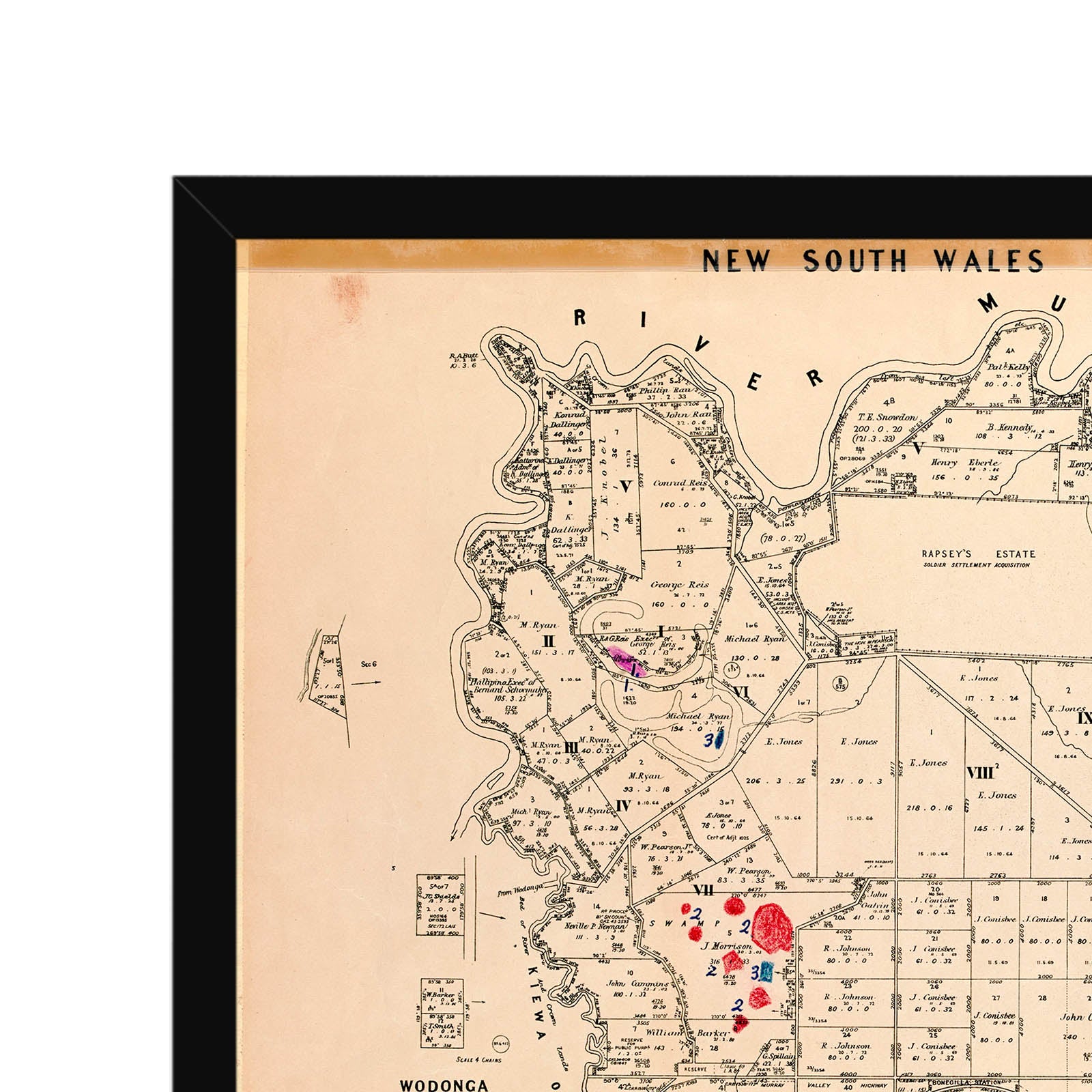 Bonegilla, Victoria Australia Vintage Map #1 (1952) – Vintage Maps