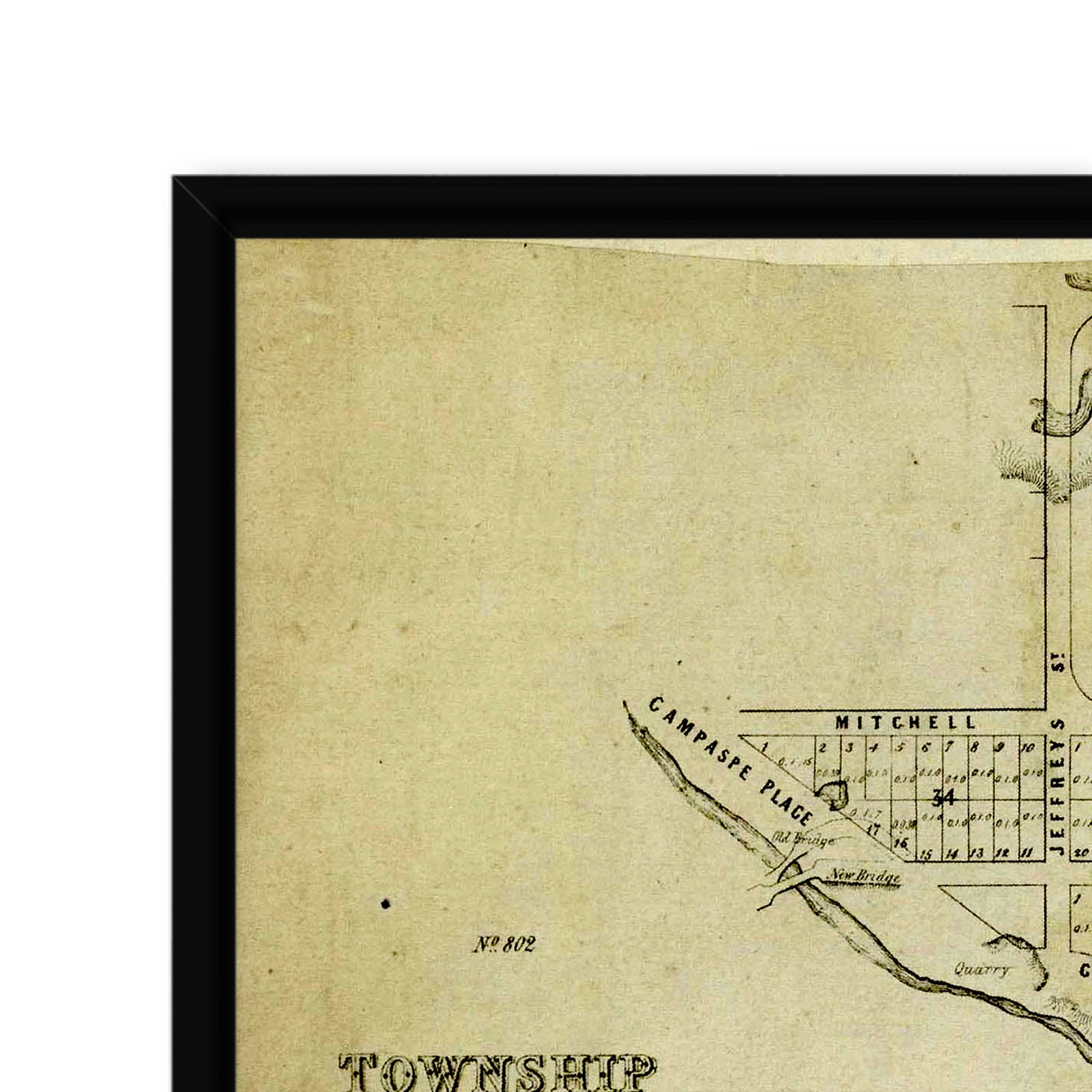 Kyneton, Victoria Australia Vintage Map #4 (1857) – Vintage Maps