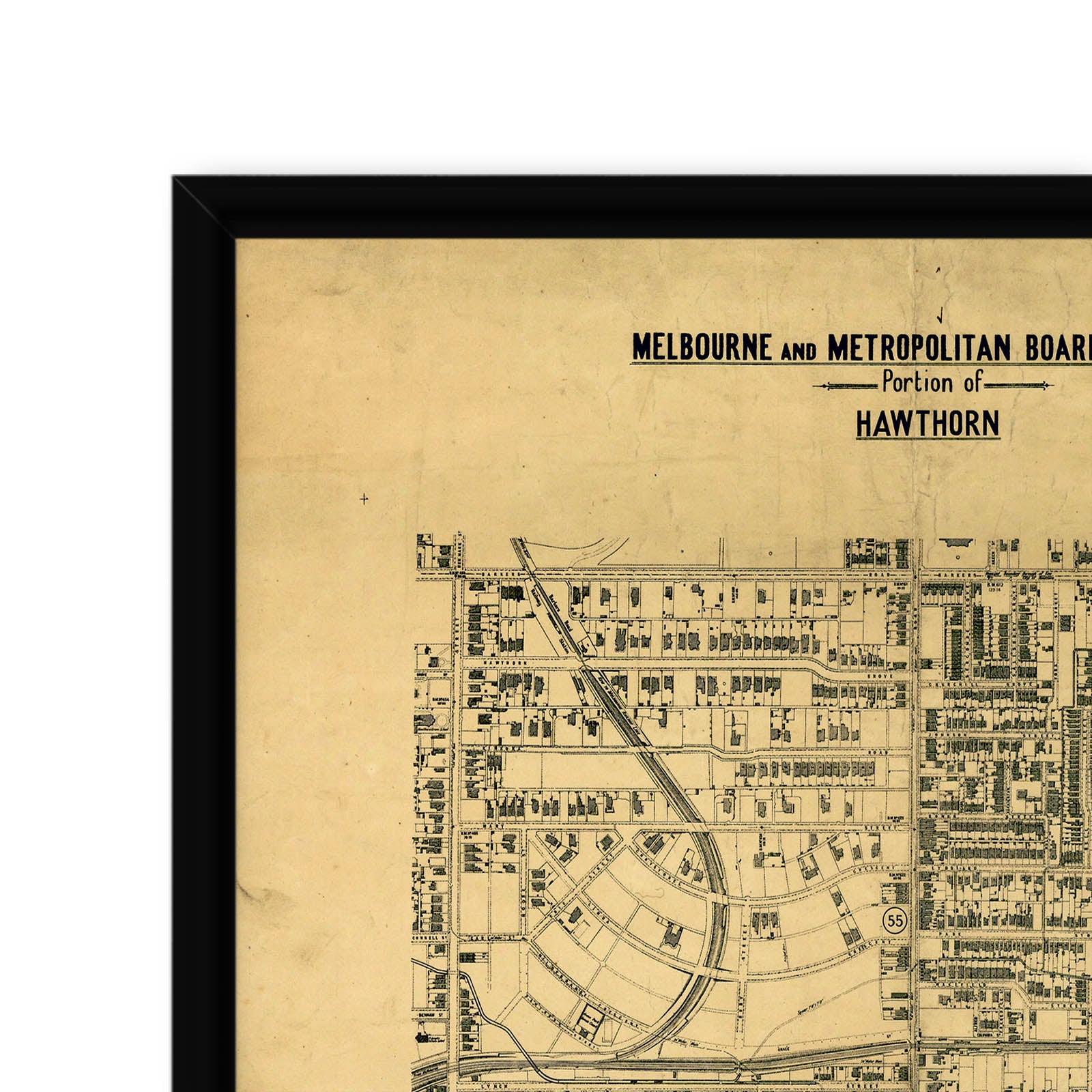 Hawthorn, Victoria Australia Vintage Map #322 (1901) – Vintage Maps
