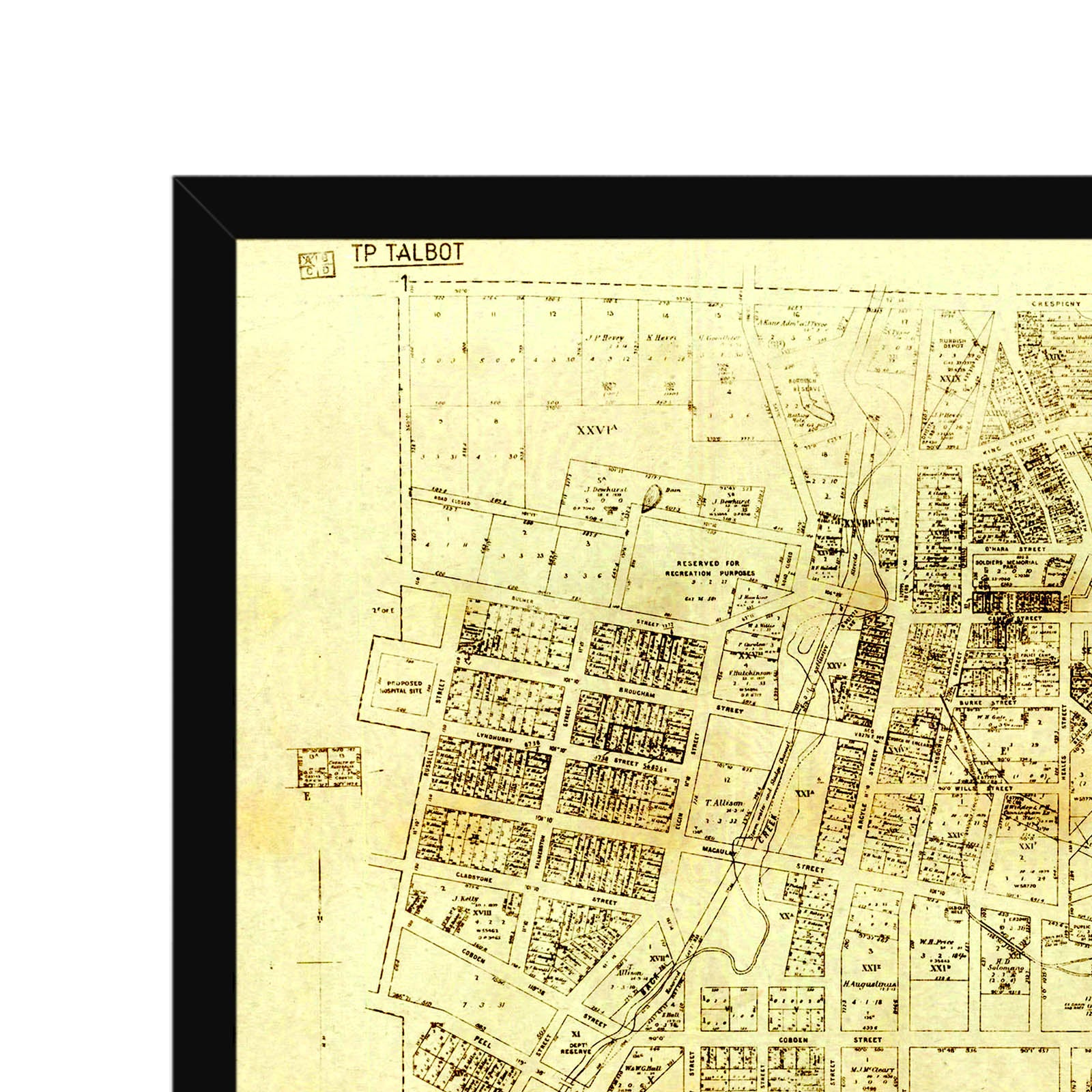 Talbot, Victoria Australia Vintage Map #6 (1940) – Vintage Maps
