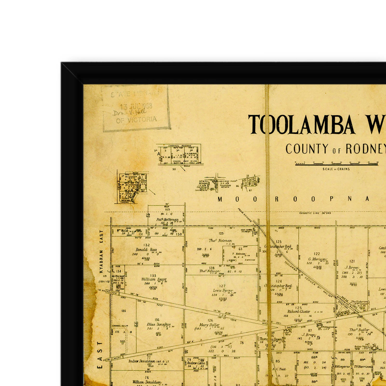 Tatura, Victoria Australia Vintage Map #3 (1940) – Vintage Maps