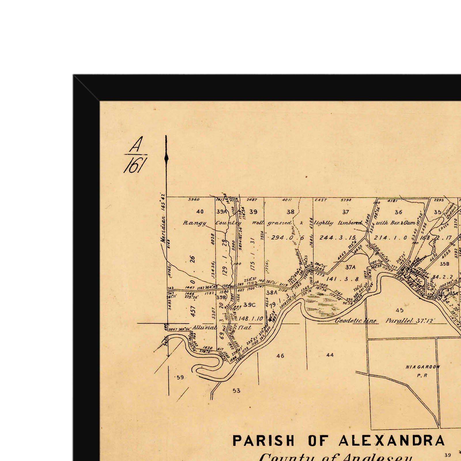 Alexandra, Victoria Australia Vintage Map #5 (1867) – Vintage Maps