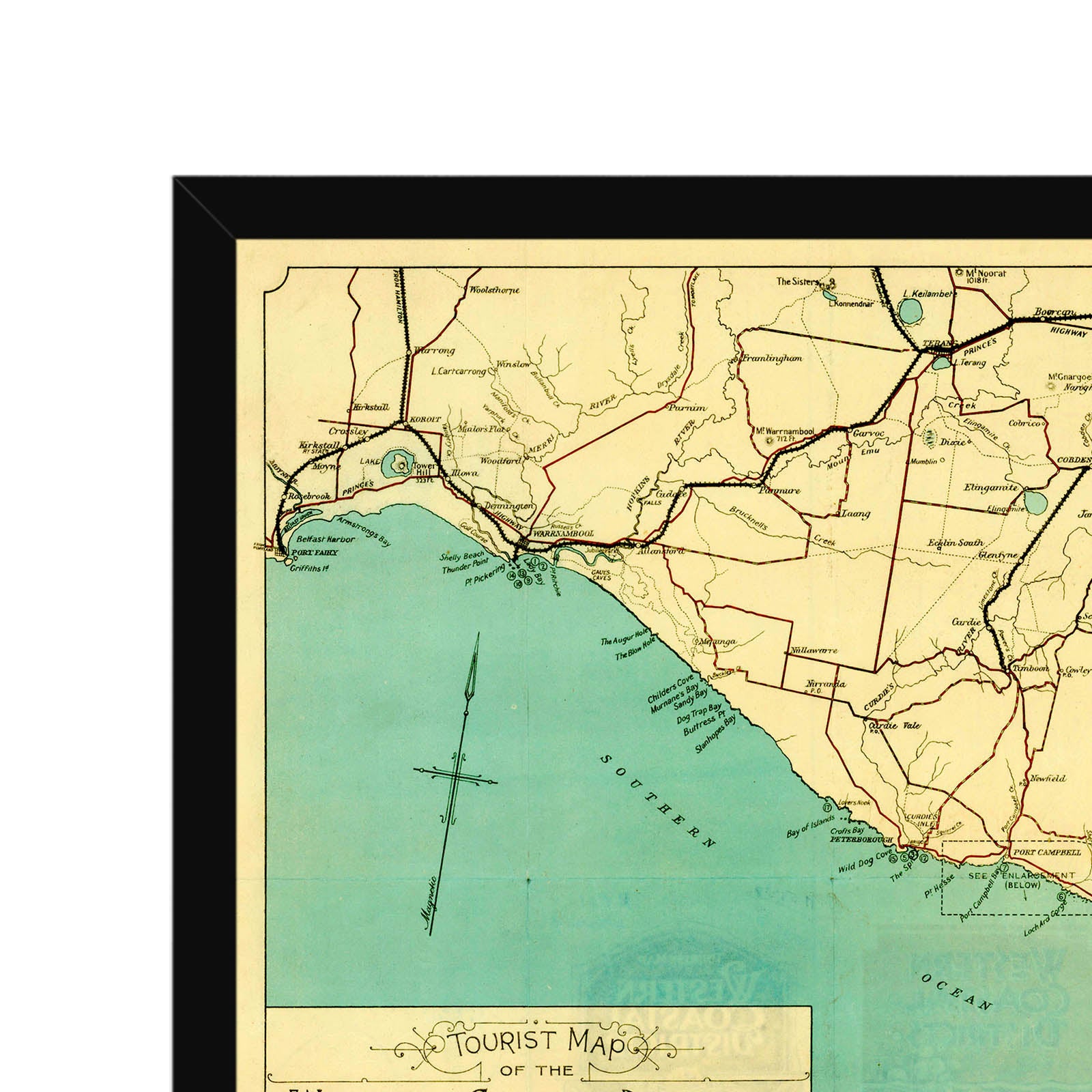 Lorne, Victoria Australia Vintage Map #5 (1933) – Vintage Maps