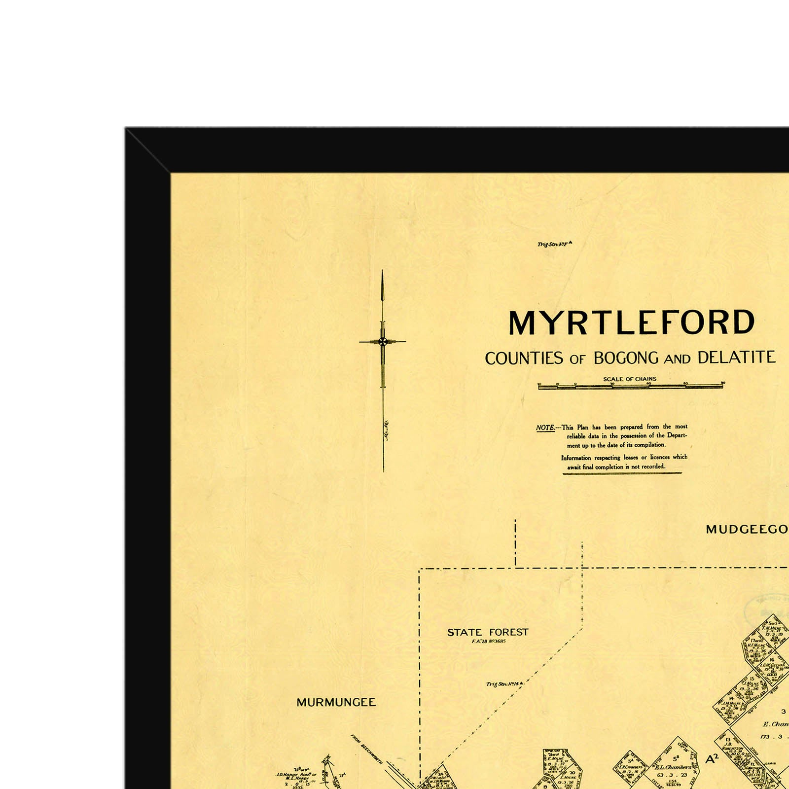 Myrtleford, Victoria Australia Vintage Map #4 (1938) – Vintage Maps