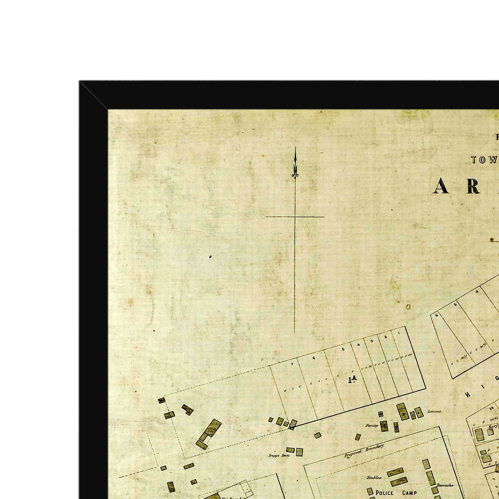 Ararat, Victoria Australia Vintage Map #8 (1858) – Vintage Maps