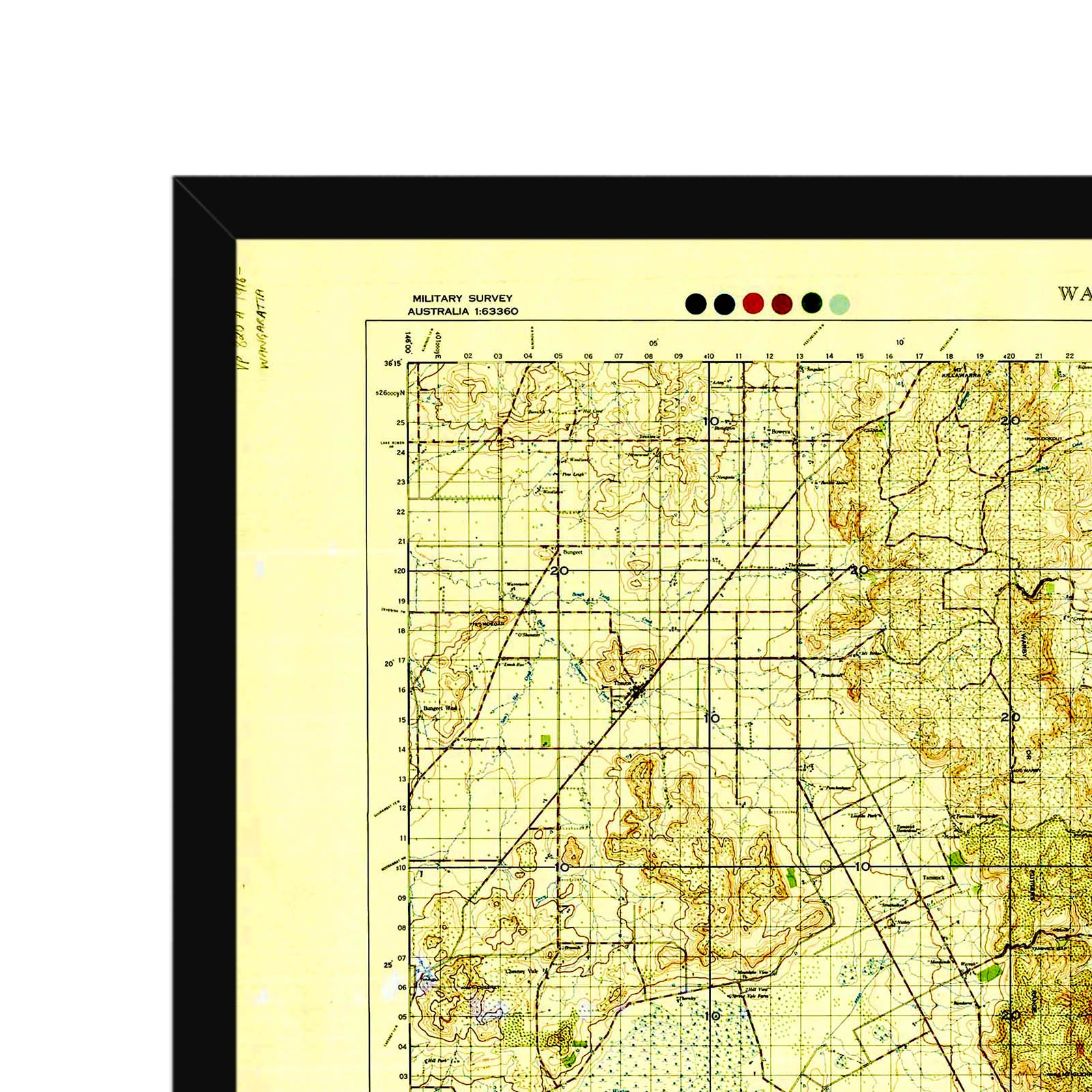 Wangaratta, Victoria Australia Vintage Map #11 (1957) – Vintage Maps