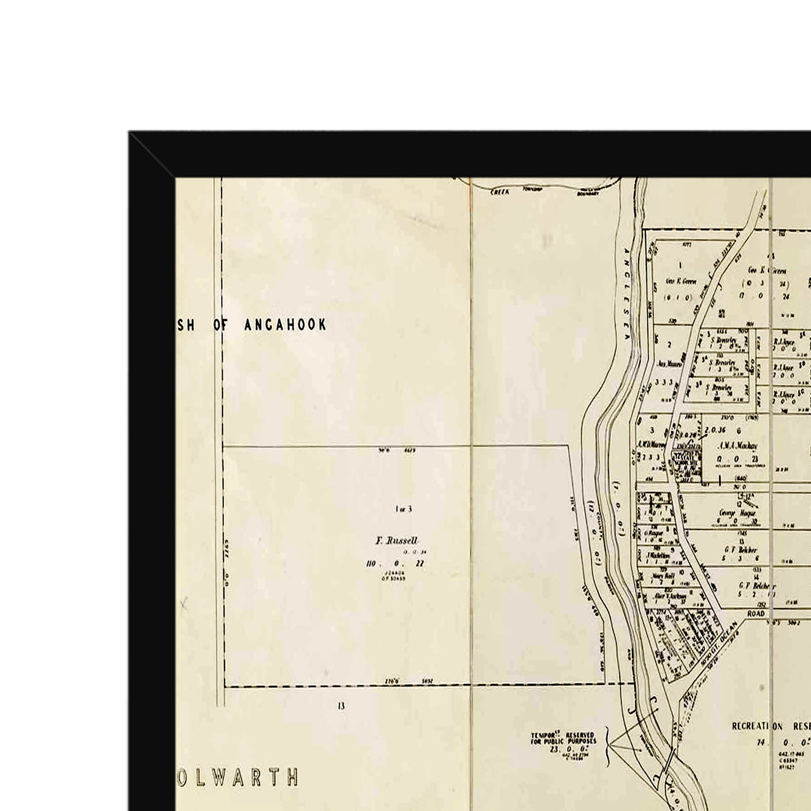 Anglesea, Victoria Australia Vintage Map #2 (1960) – Vintage Maps