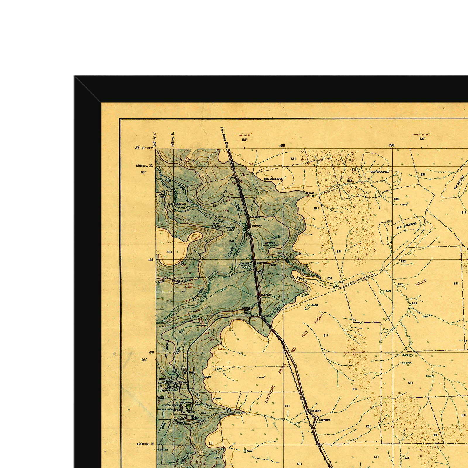 Eildon, Victoria Australia Vintage Map #6 (1946) – Vintage Maps