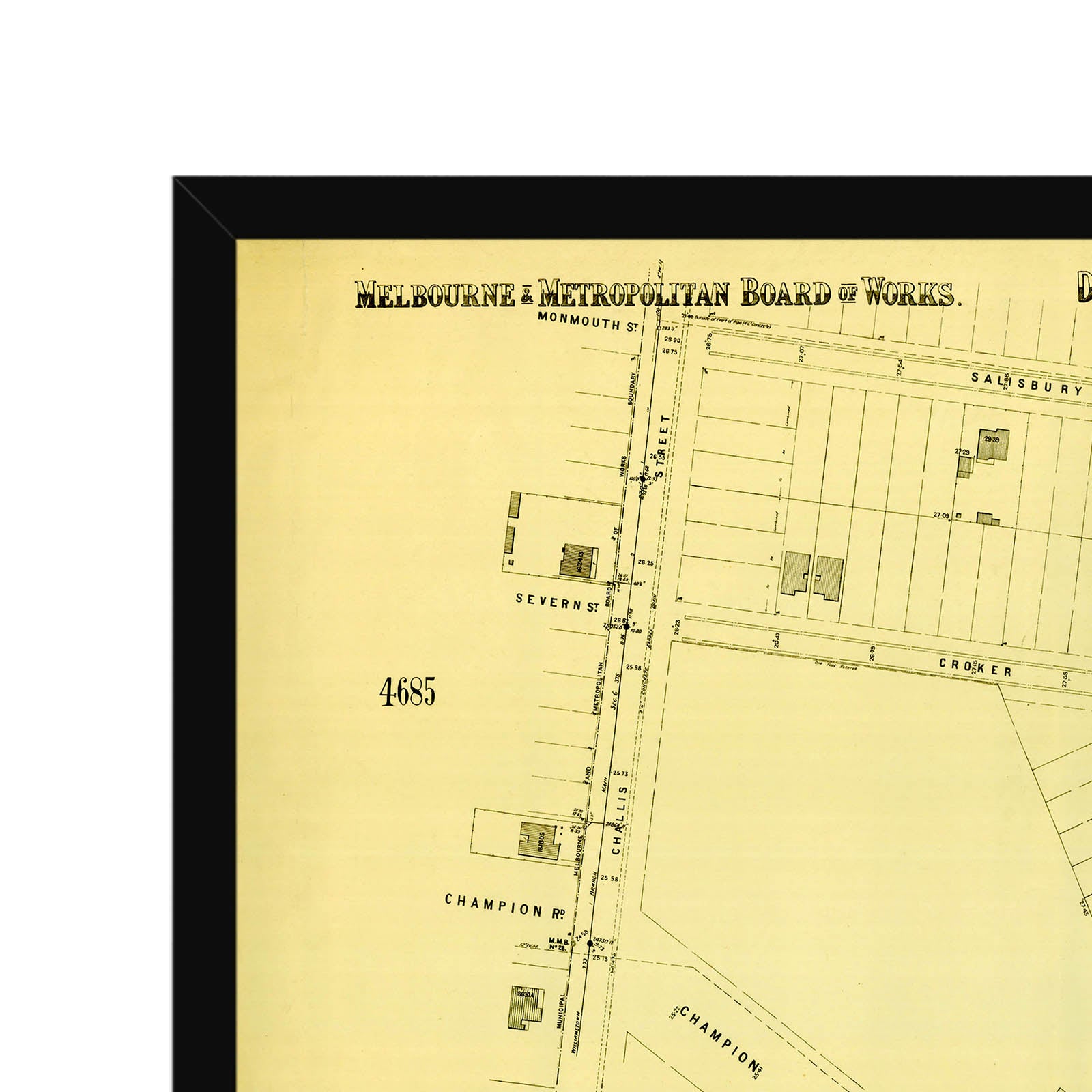 Williamstown, Victoria Australia Vintage Map #67 (1938) – Vintage Maps