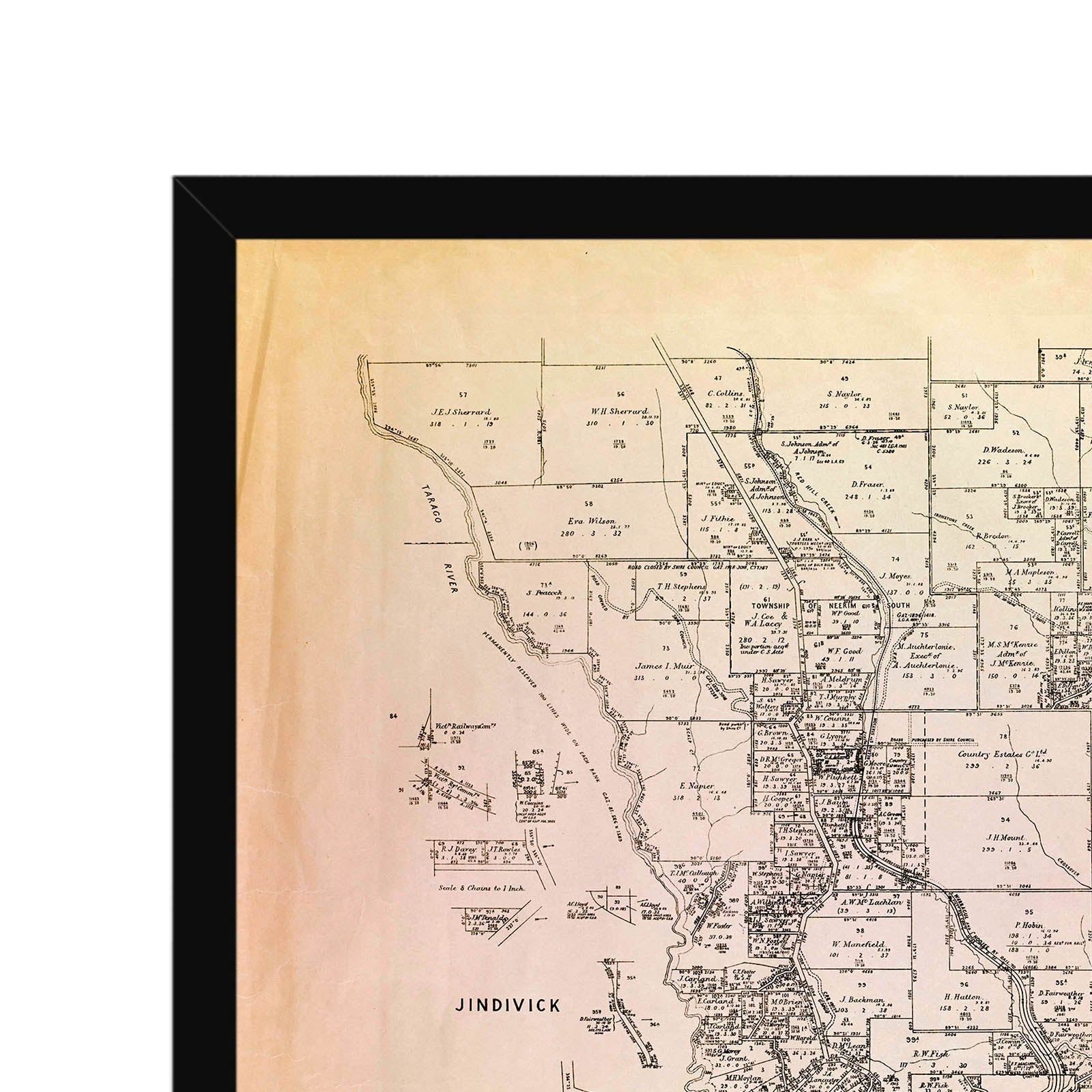 Neerim, Victoria Australia Vintage Map #8 (1932) – Vintage Maps