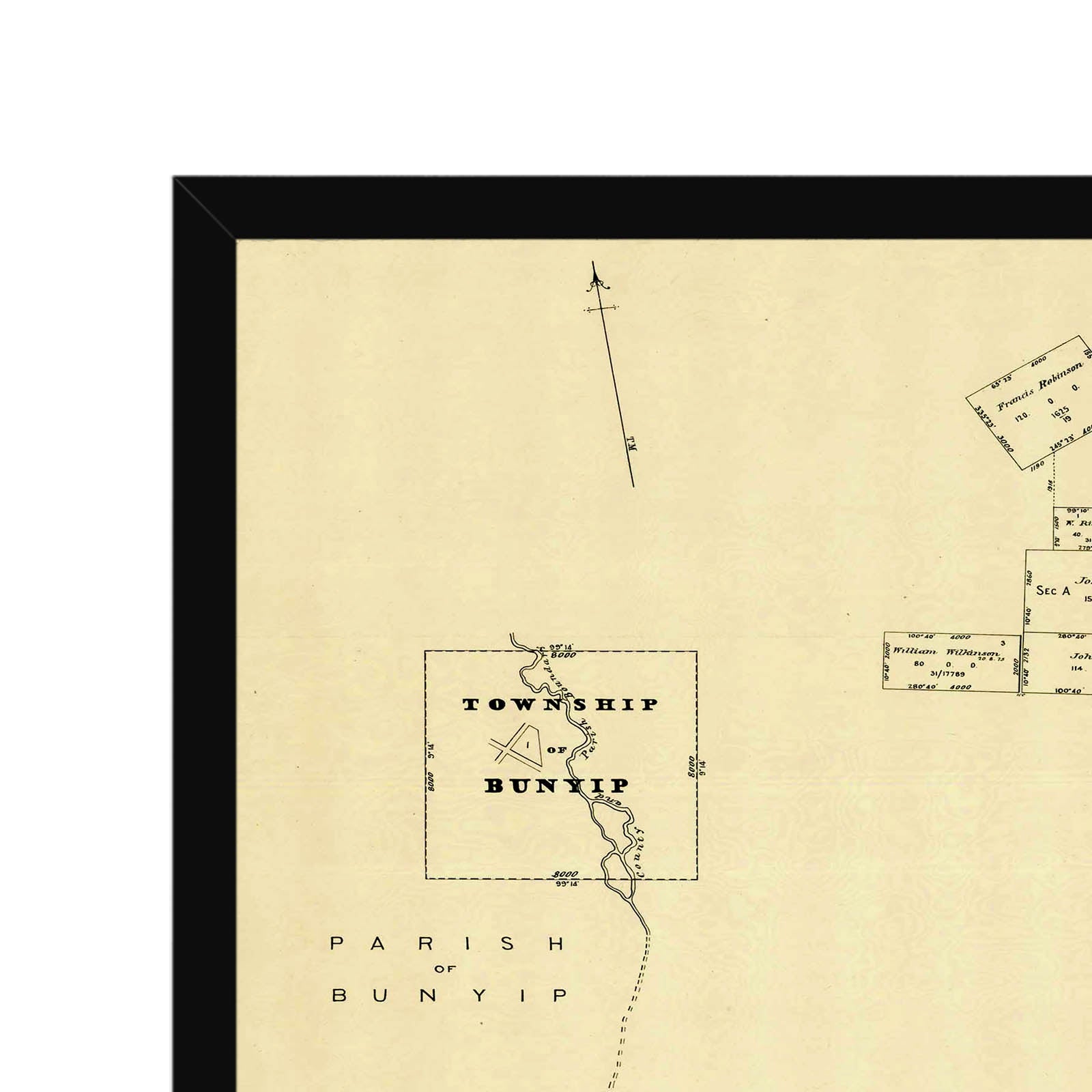Bunyip, Victoria Australia Vintage Map #1 (18--?) – Vintage Maps
