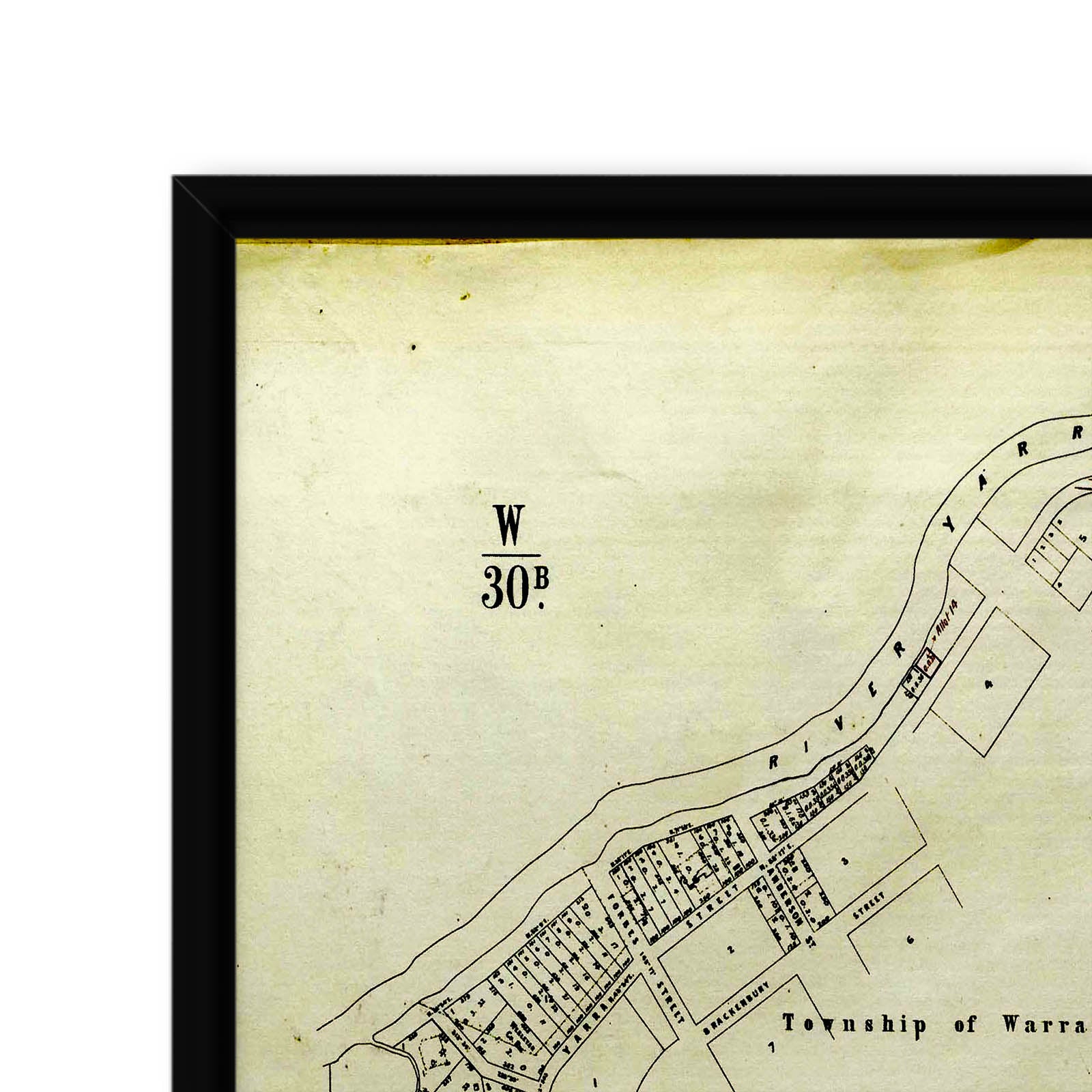 Warrandyte, Victoria Australia Vintage Map #4 (1876) – Vintage Maps