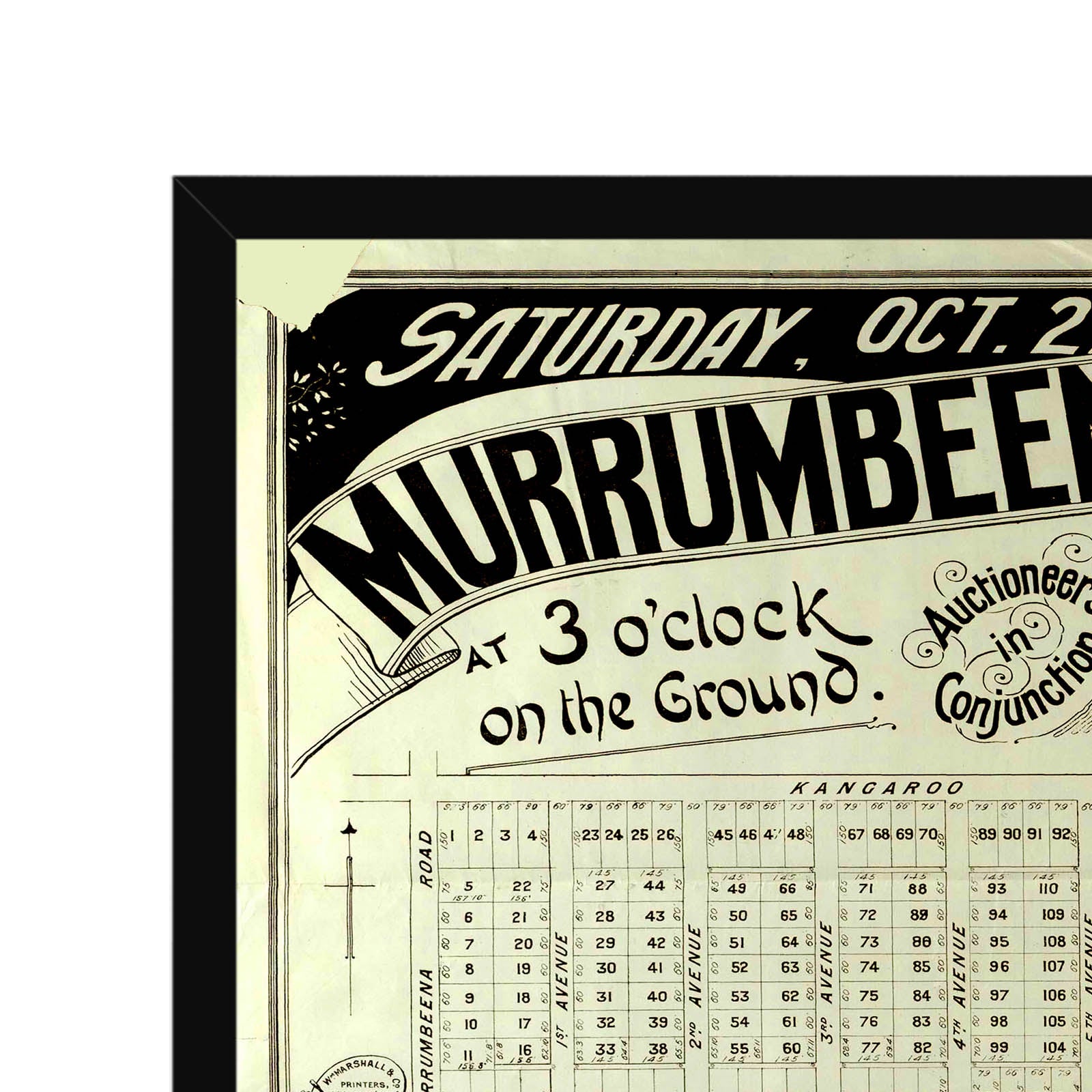 Murrumbeena, Victoria Australia Vintage Map #1 (1888) – Vintage Maps