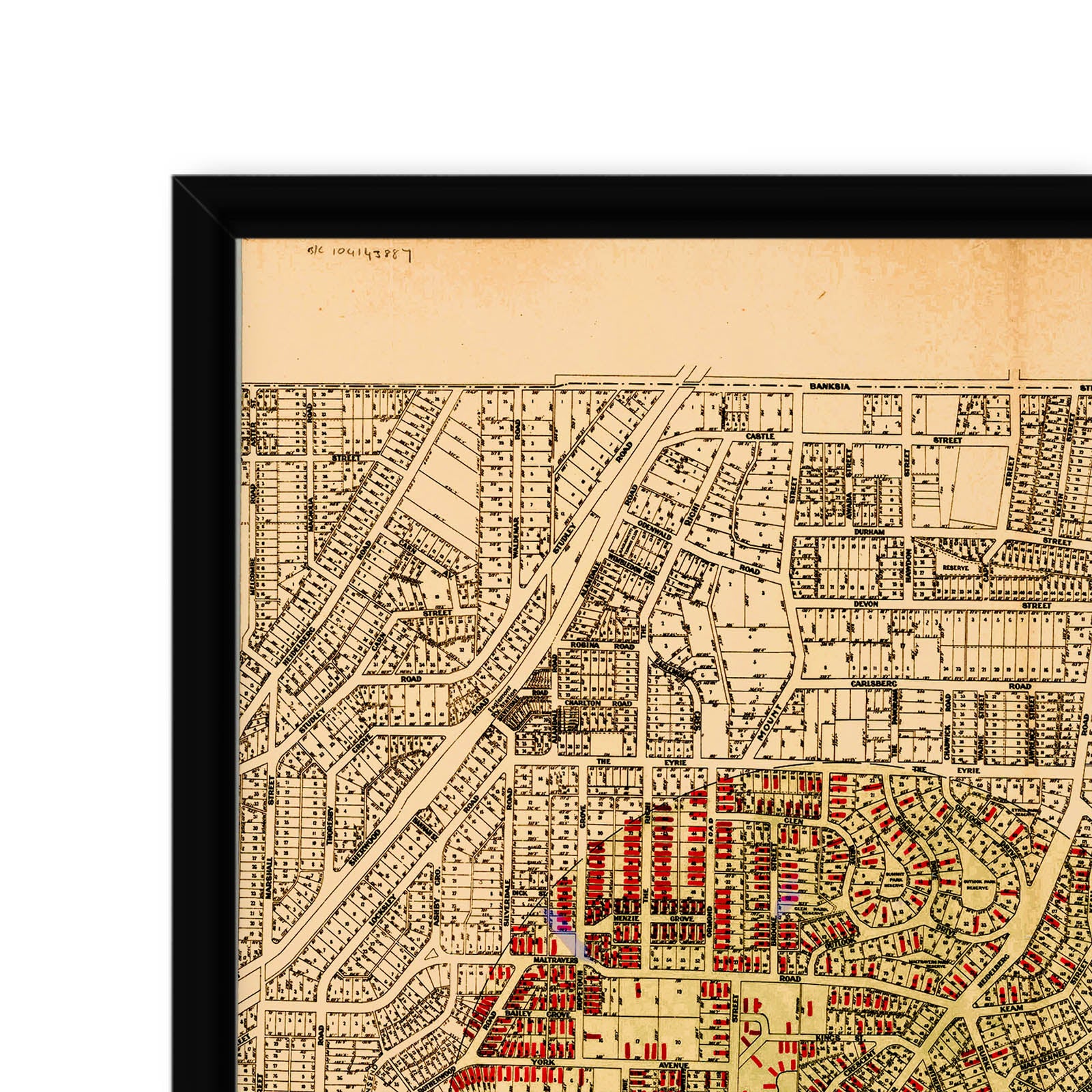 Ivanhoe, Victoria Australia Vintage Map #4 (195-?) – Vintage Maps
