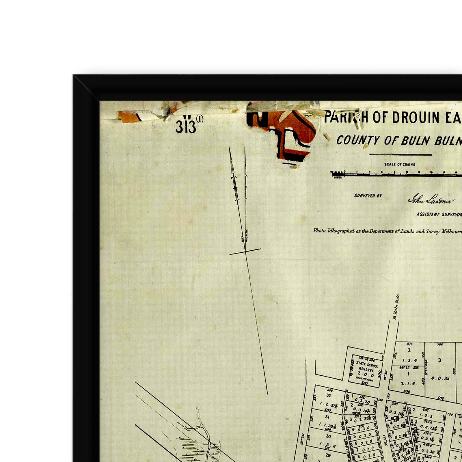 Drouin, Victoria Australia Vintage Map #3 (1878) – Vintage Maps