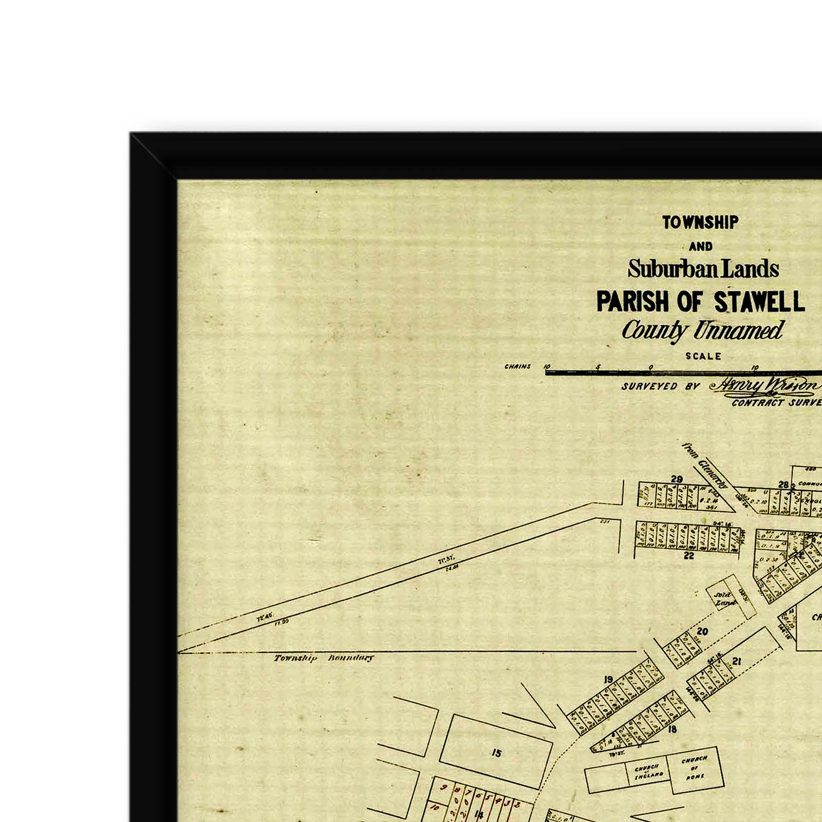 Stawell, Victoria Australia Vintage Map #9 (1864) – Vintage Maps
