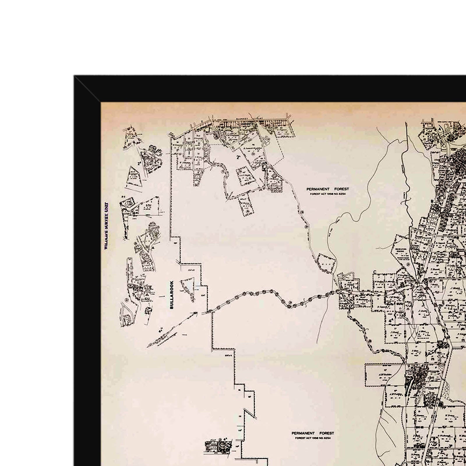 Daylesford, Victoria Australia Vintage Map #6b (1960) – Vintage Maps