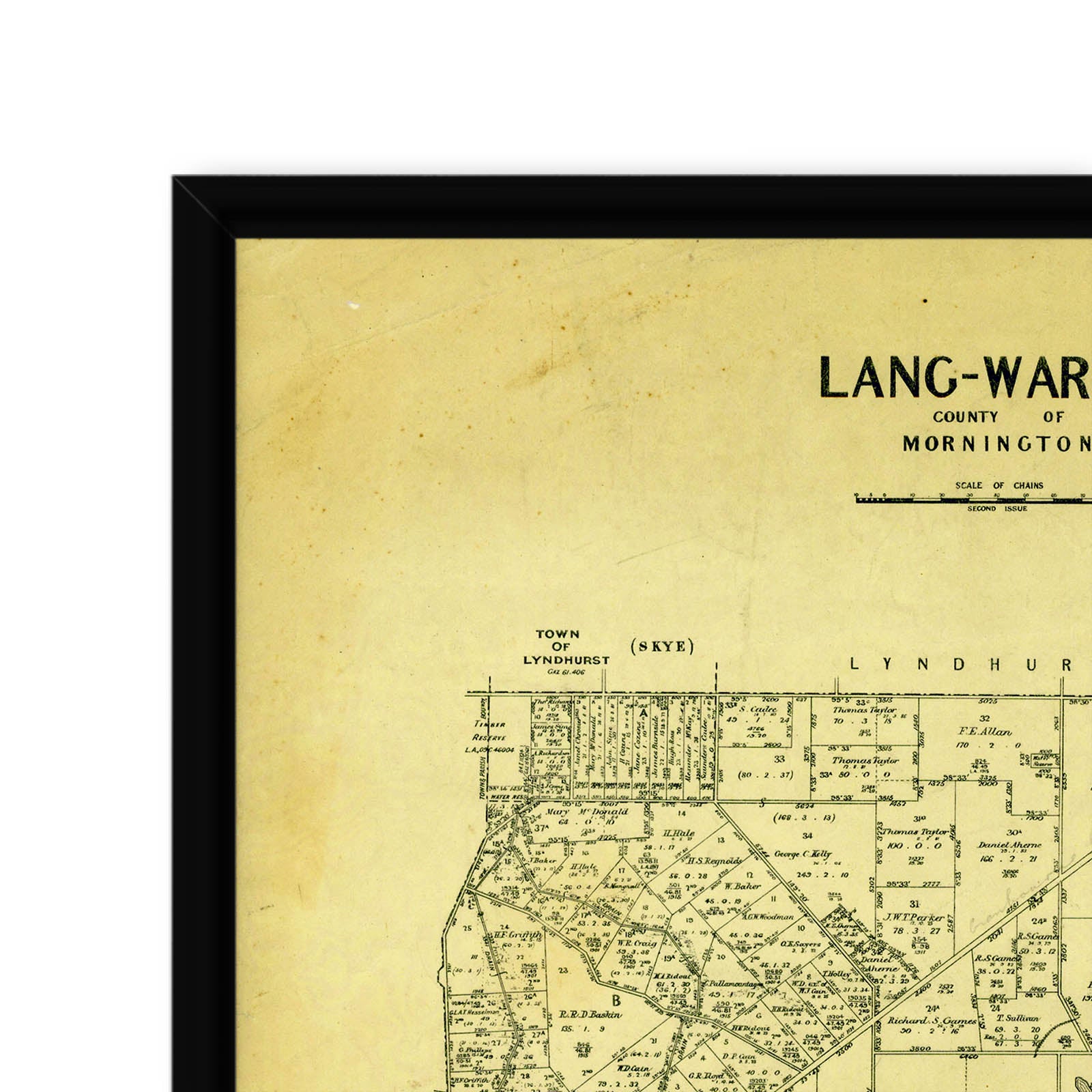 Langwarrin, Victoria Australia Vintage Map #9 (1927) – Vintage Maps