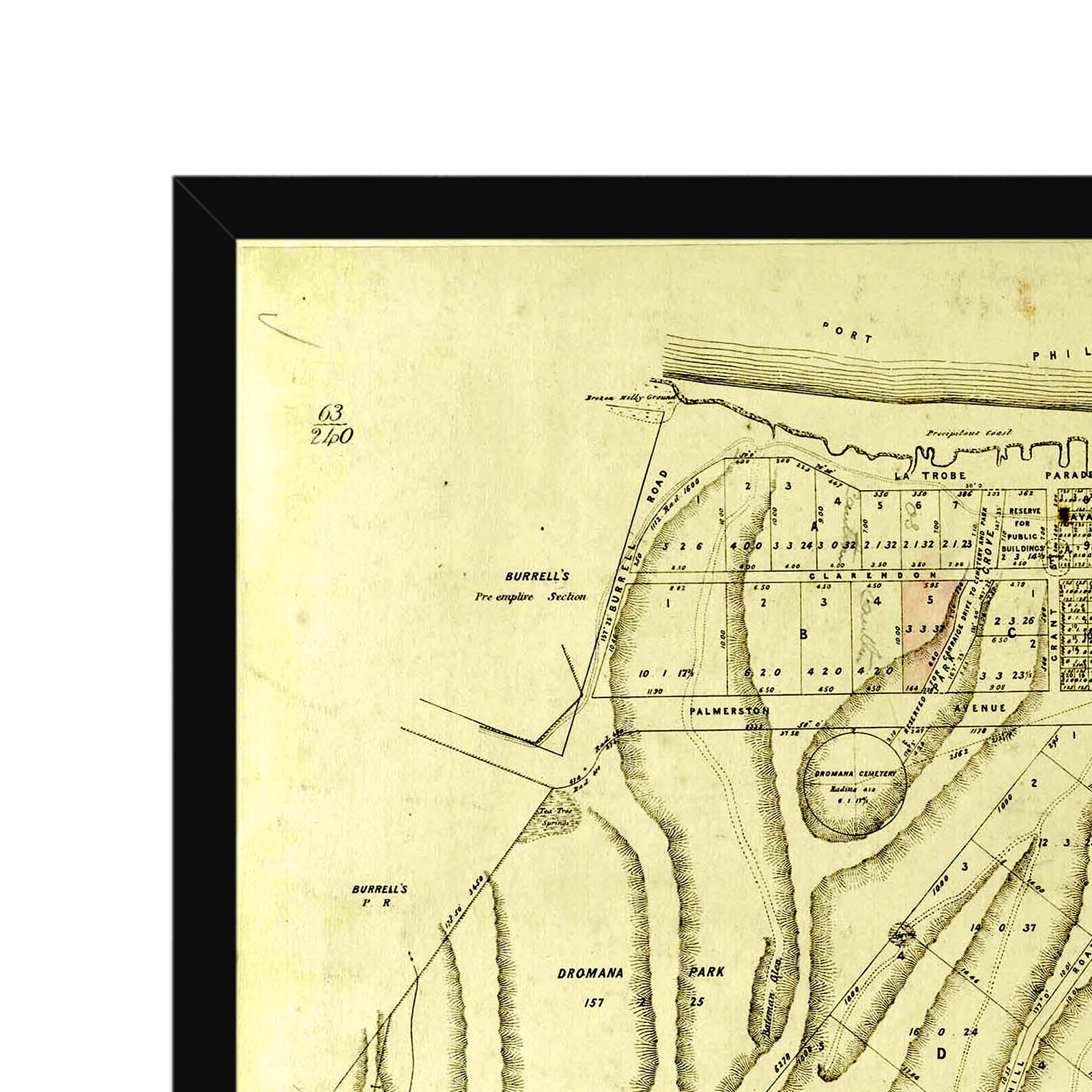 Dromana, Victoria Australia Vintage Map #6 (1867) – Vintage Maps
