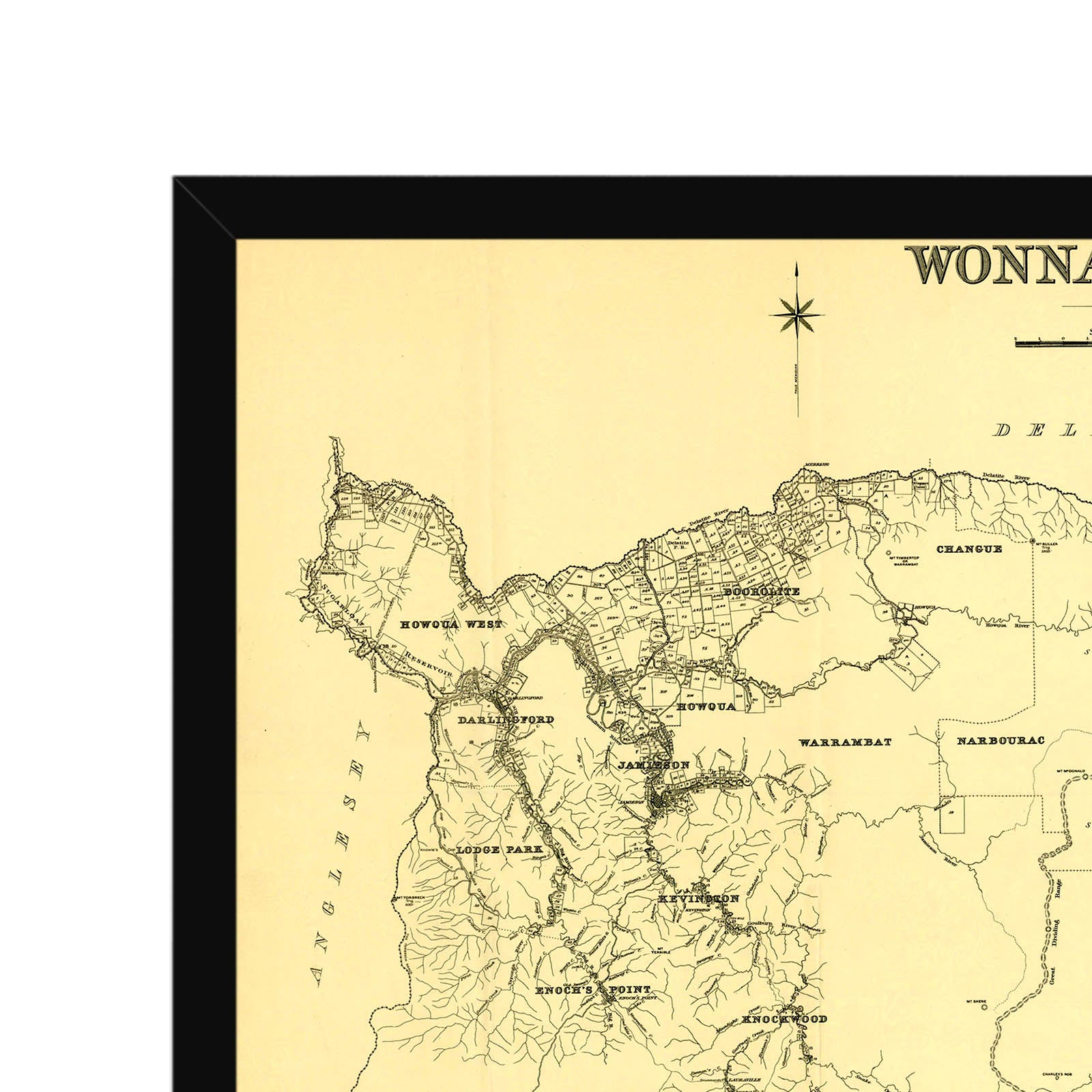 Jamieson, Victoria Australia Vintage Map #3 (1955) – Vintage Maps