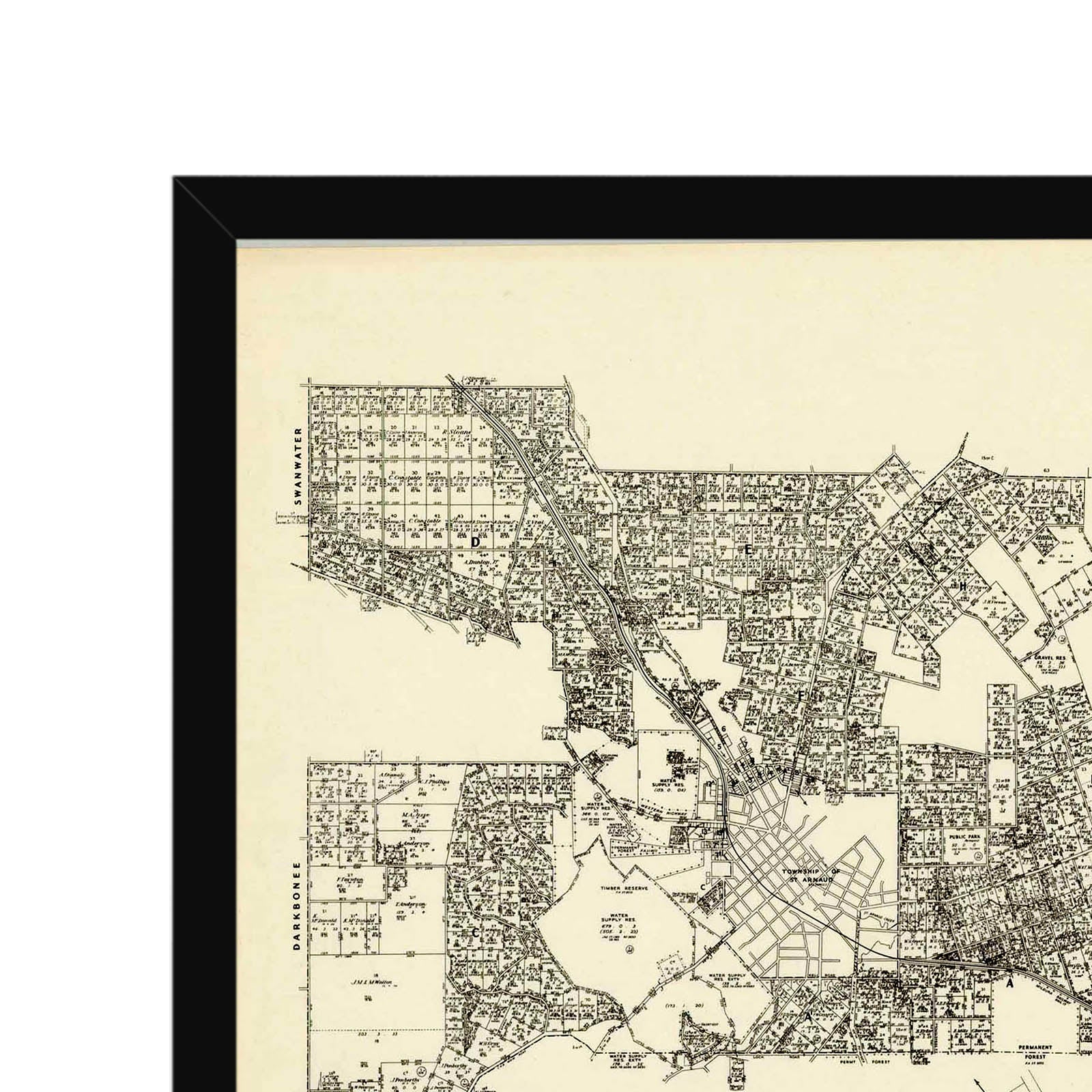 St Arnaud, Victoria Australia Vintage Map #7 (1958) – Vintage Maps