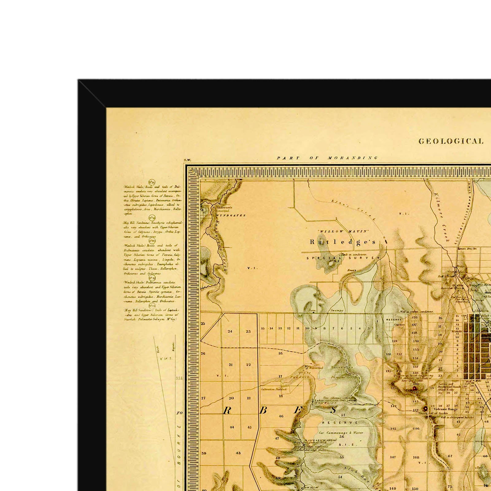Kilmore, Victoria Australia Vintage Map #2 (1860) – Vintage Maps