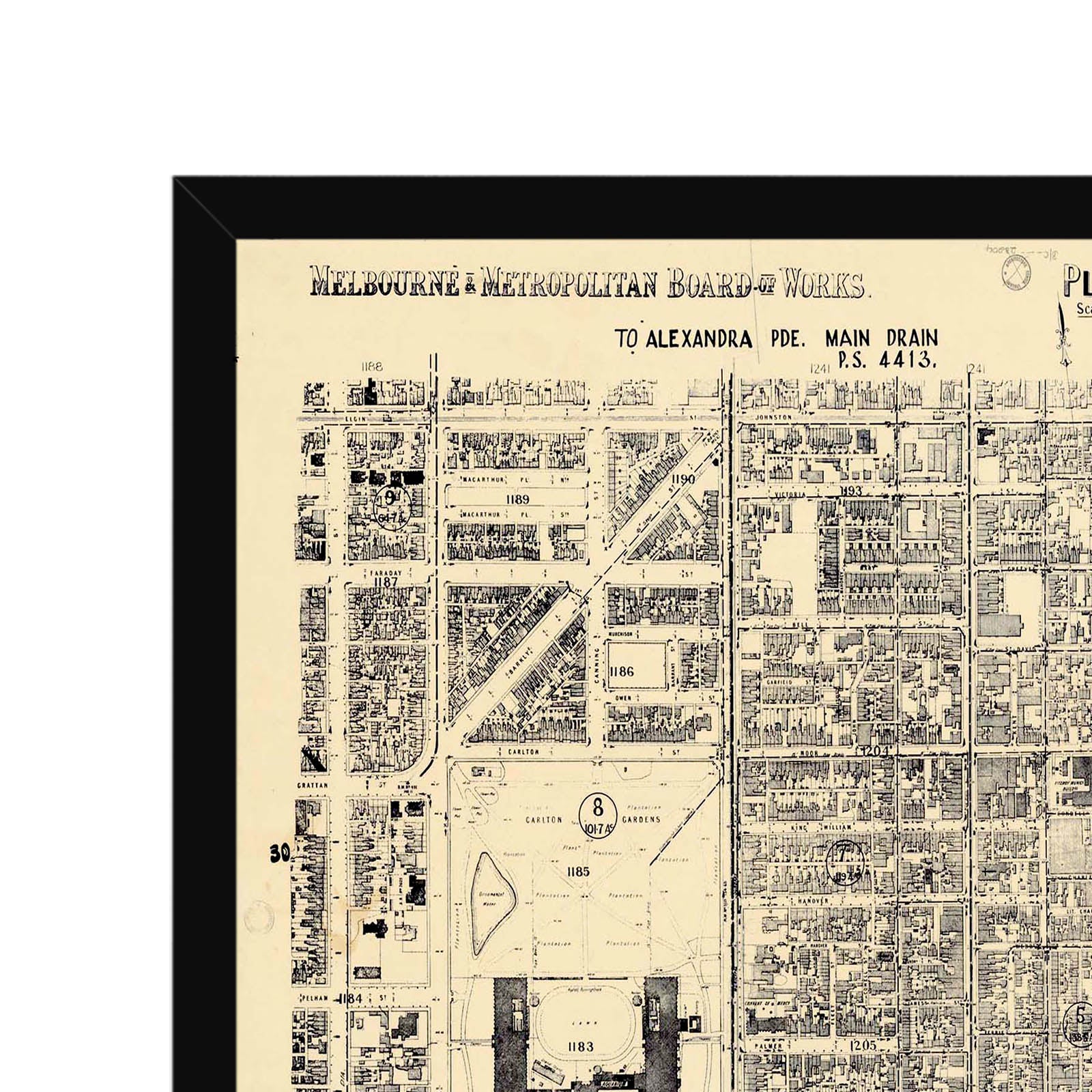 Collingwood, Victoria Australia Vintage Map #40 (1930) – Vintage Maps