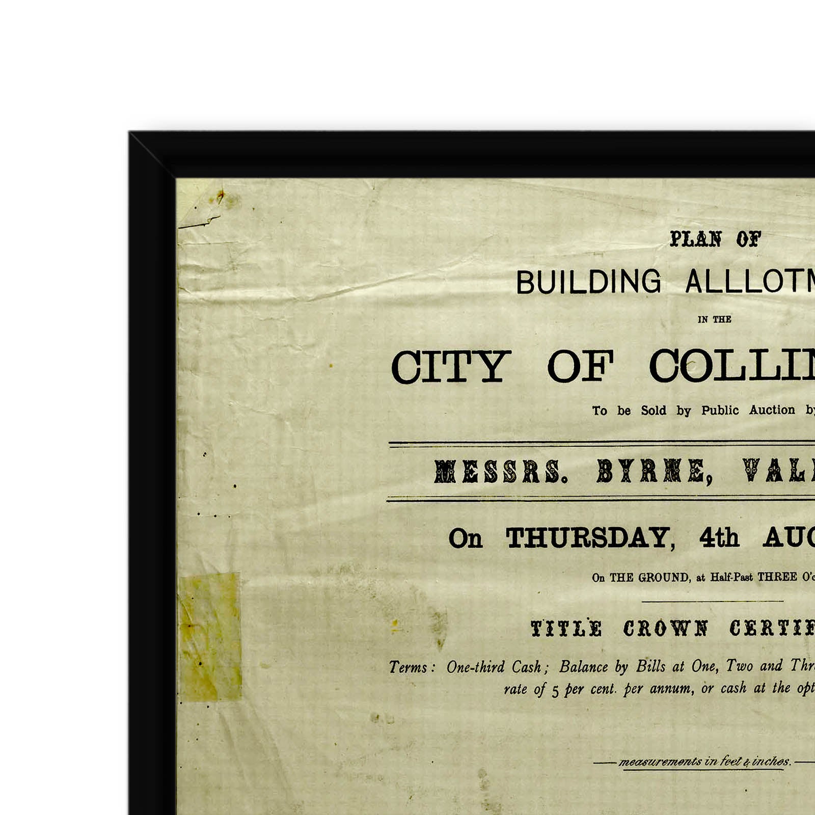 Collingwood, Victoria Australia Vintage Map #23 (1881) – Vintage Maps