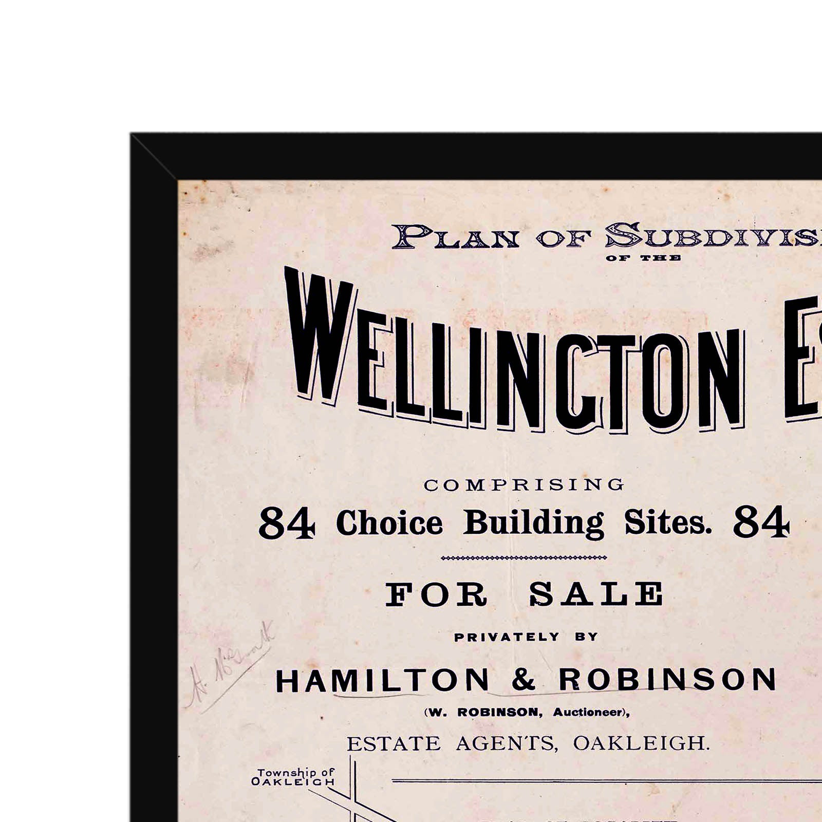 Oakleigh, Victoria Australia Vintage Map #23 (188-?) – Vintage Maps