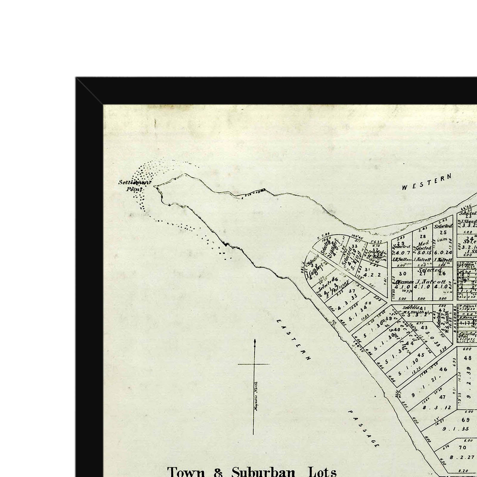 Corinella, Victoria Australia Vintage Map #6 (1864) – Vintage Maps
