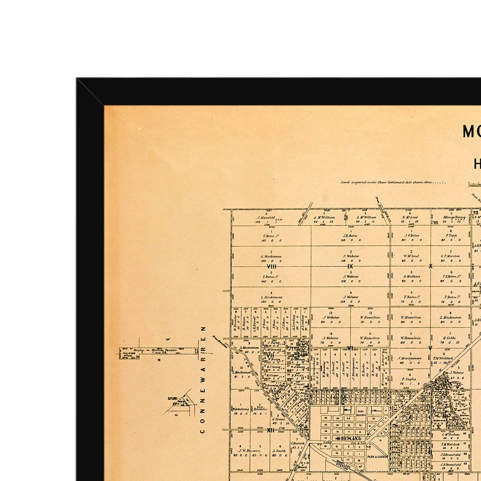 Mortlake, Victoria Australia Vintage Map #11 (1935) – Vintage Maps