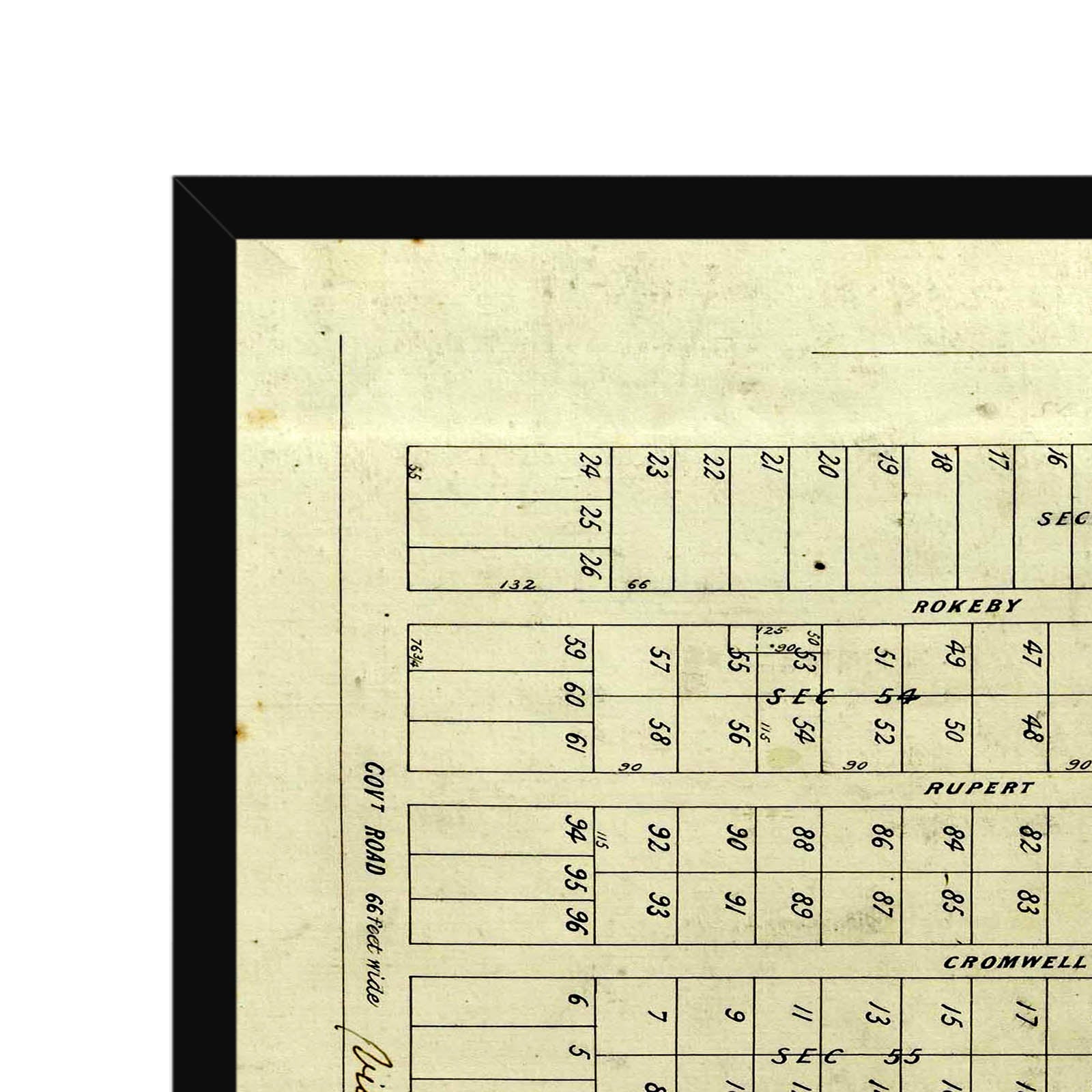 Collingwood, Victoria Australia Vintage Map #13 (185-) – Vintage Maps