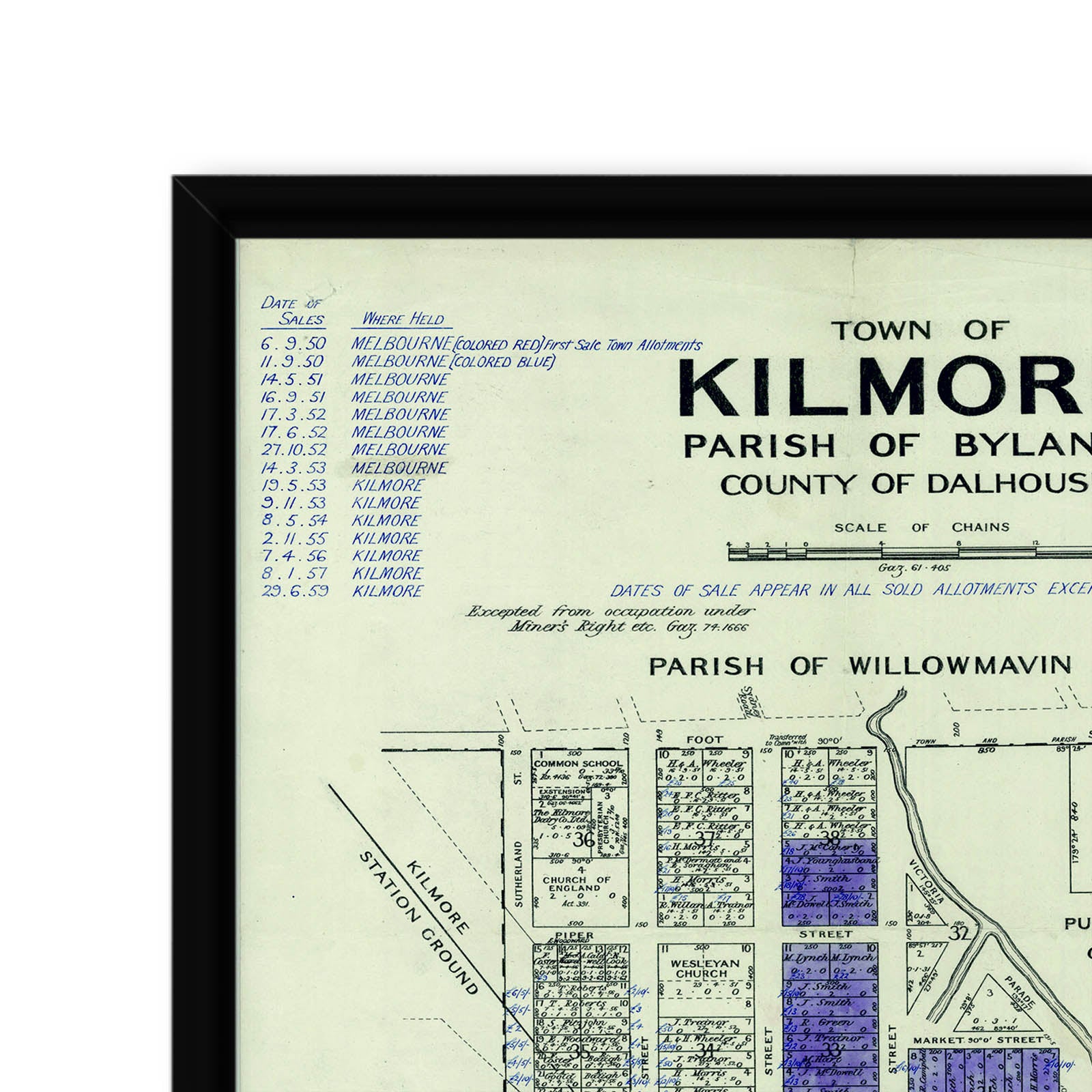 Kilmore, Victoria Australia Vintage Map #9 (1932) – Vintage Maps