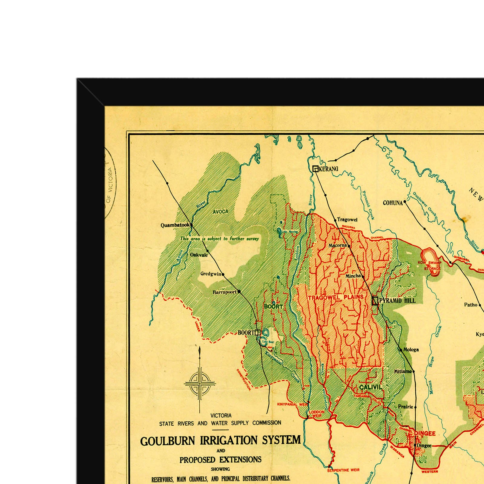 Tatura, Victoria Australia Vintage Map #5 (1928) – Vintage Maps