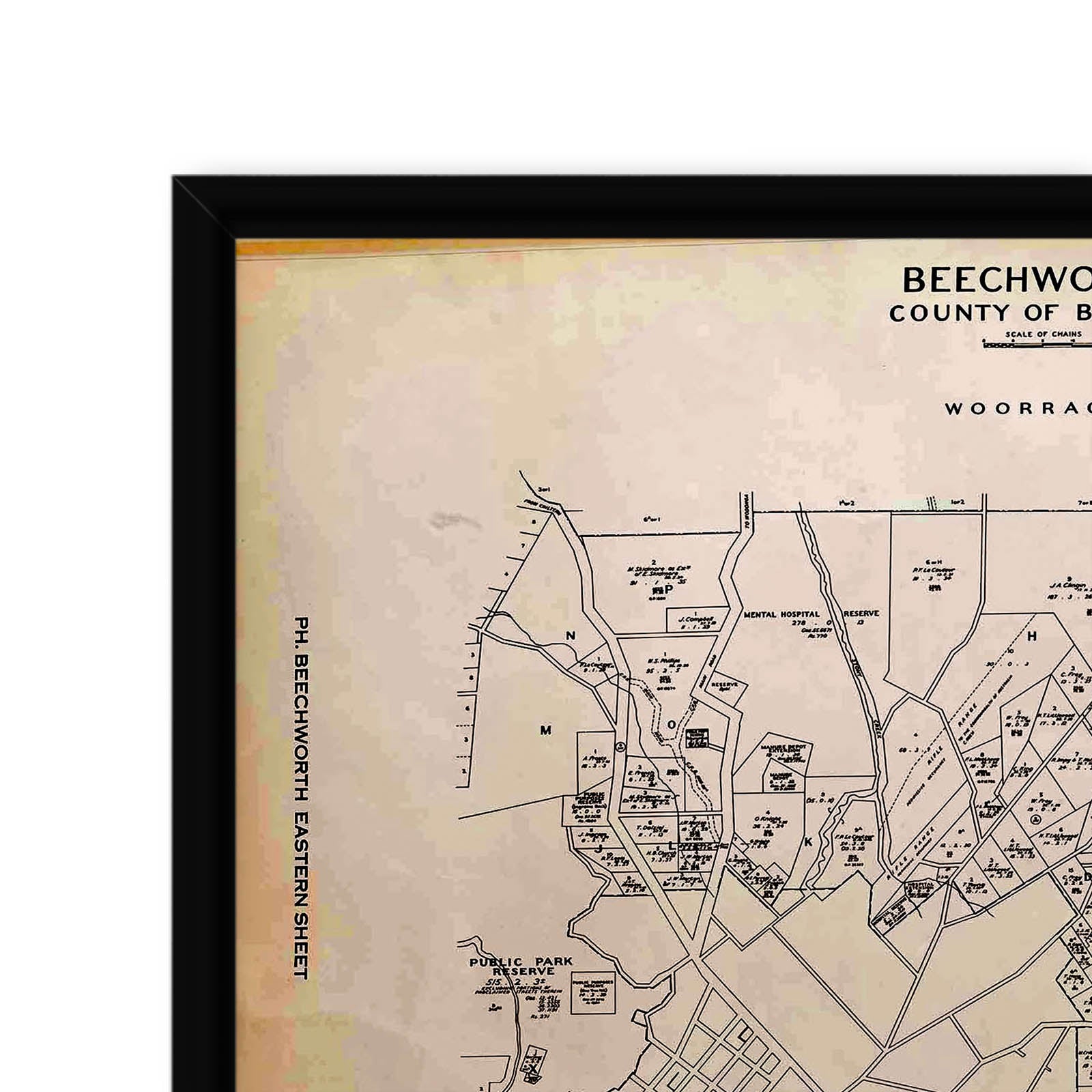 Beechworth, Victoria Australia Vintage Map #18 (1959) – Vintage Maps